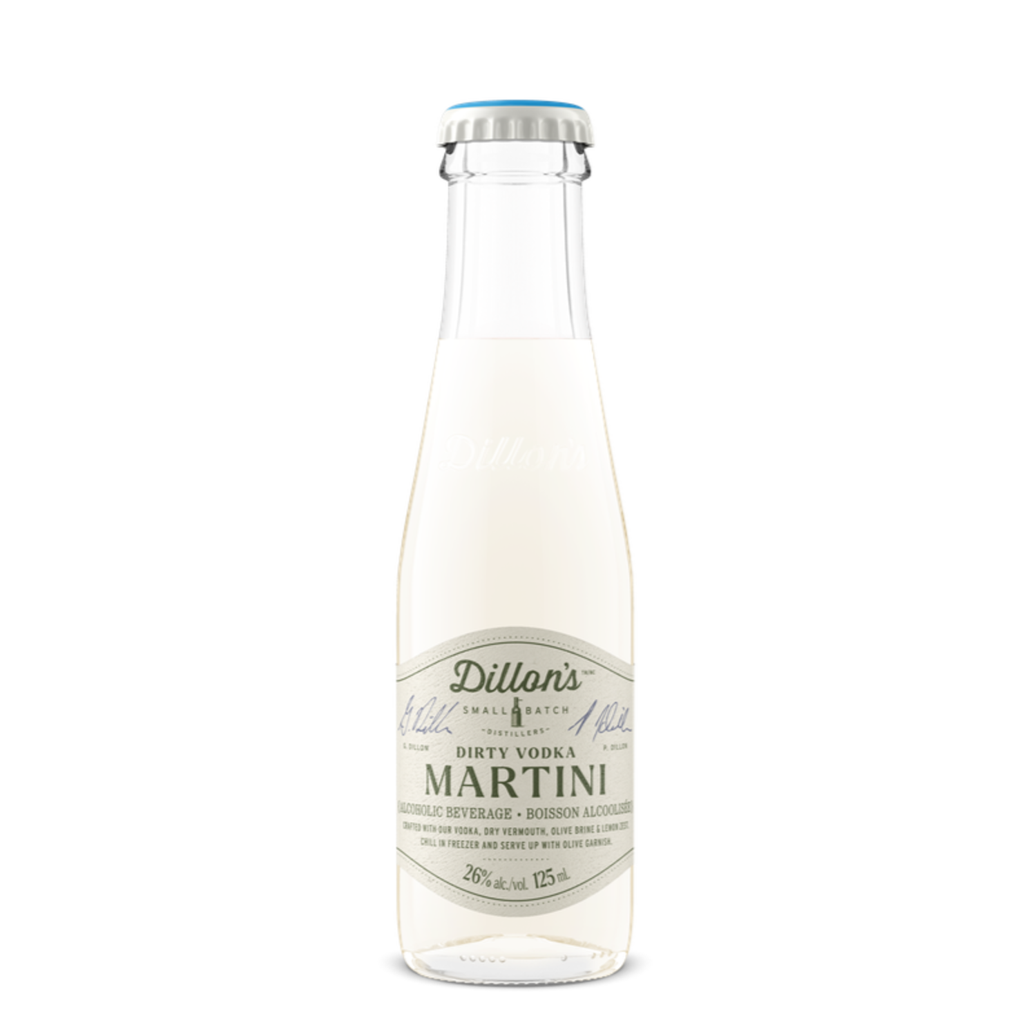 Dirty Vodka Martini 125mL - Dillon's Small Batch Distillers