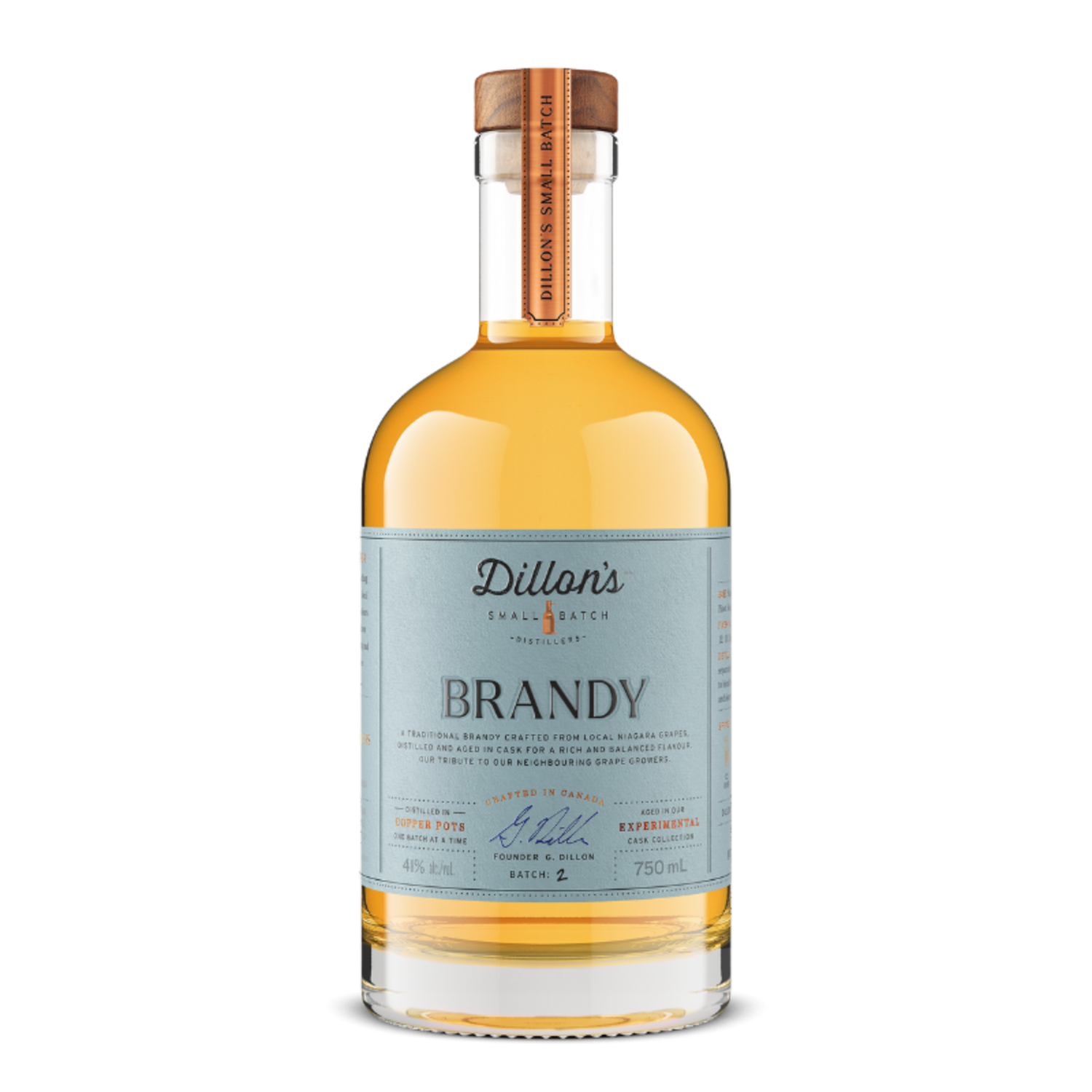 Brandy 750mL - Dillon's Small Batch Distillers