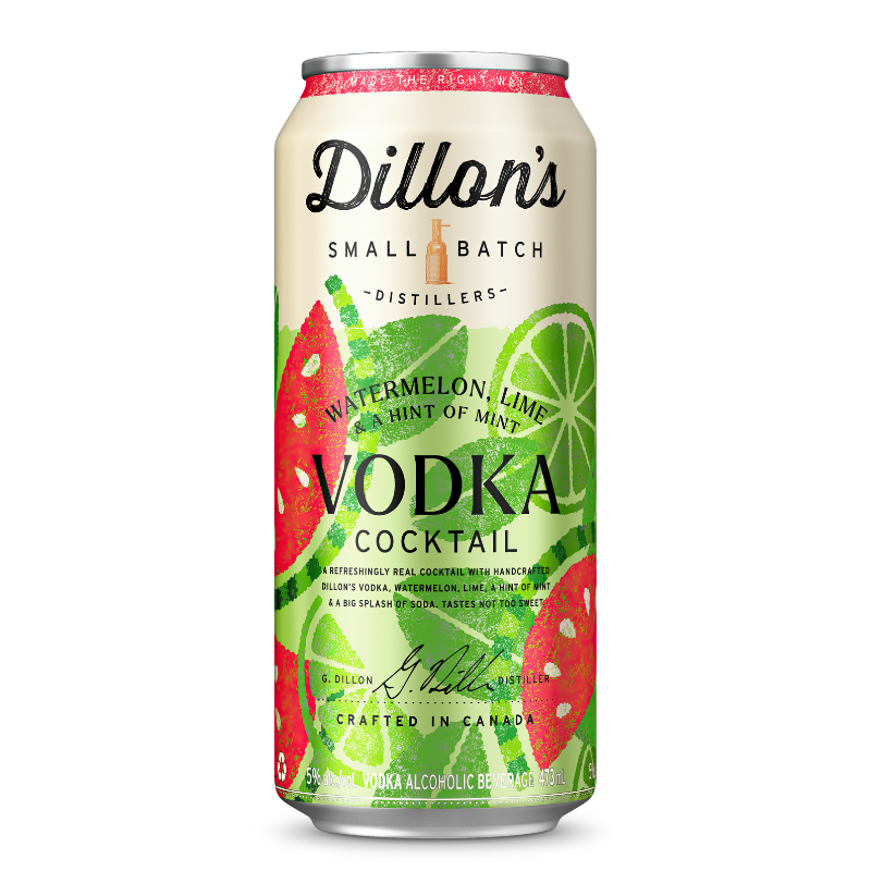 Watermelon, Lime & A Hint of Mint Vodka Cocktail - Dillon's Small Batch ...