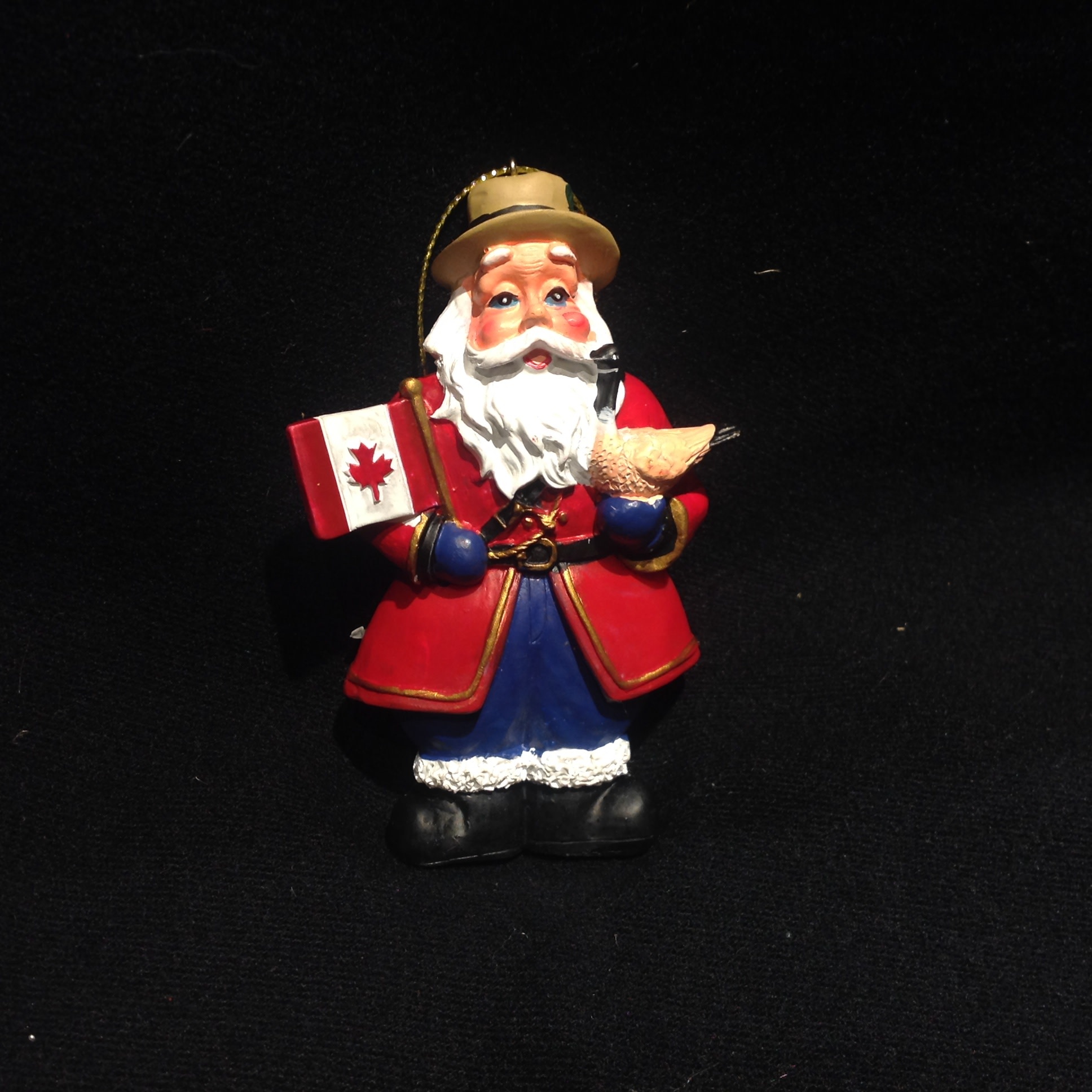 Santa w/Canadian Flag - Christmas Tyme