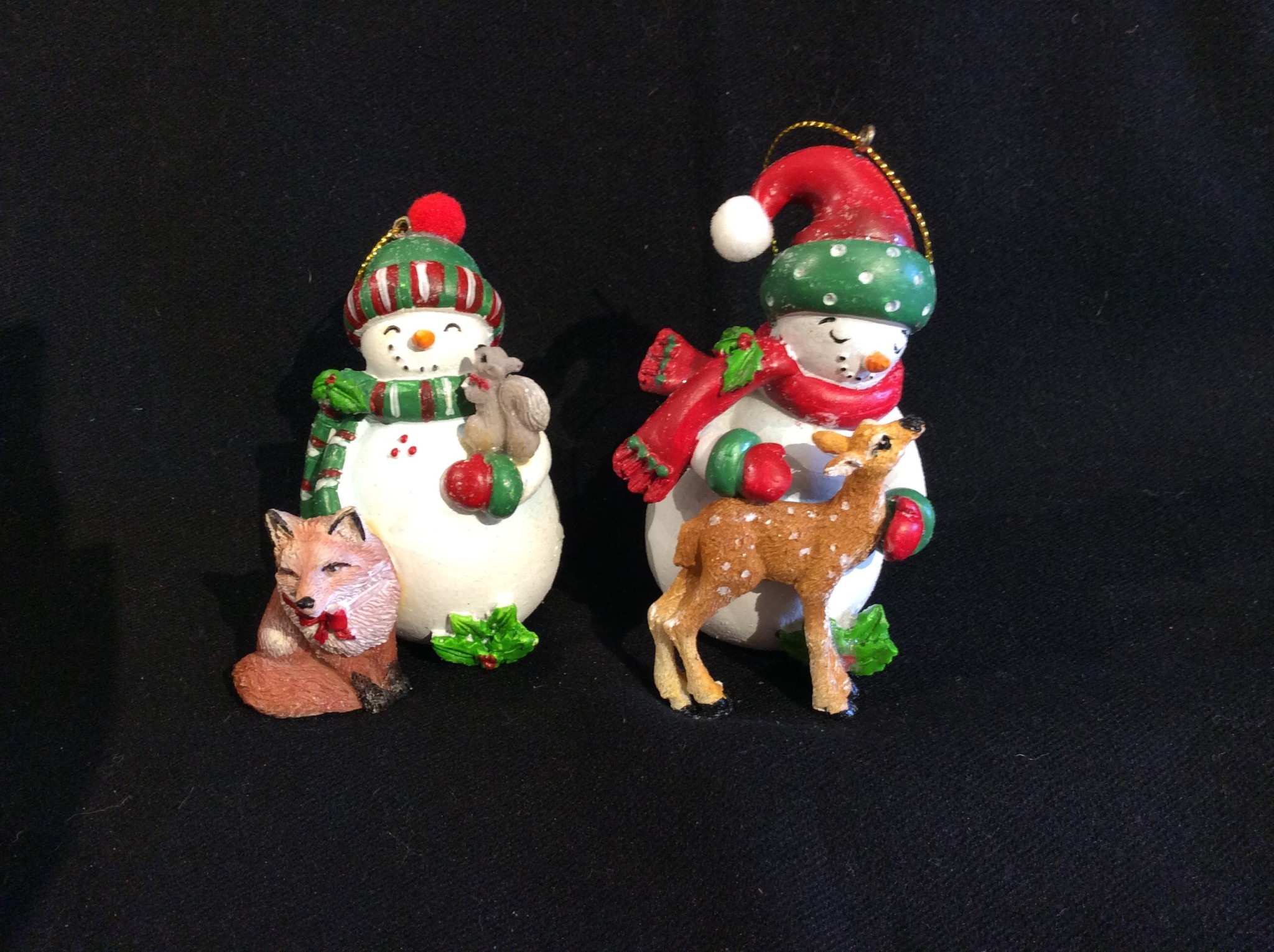 **Snowman w/Animals Orn. 2A - Christmas Tyme