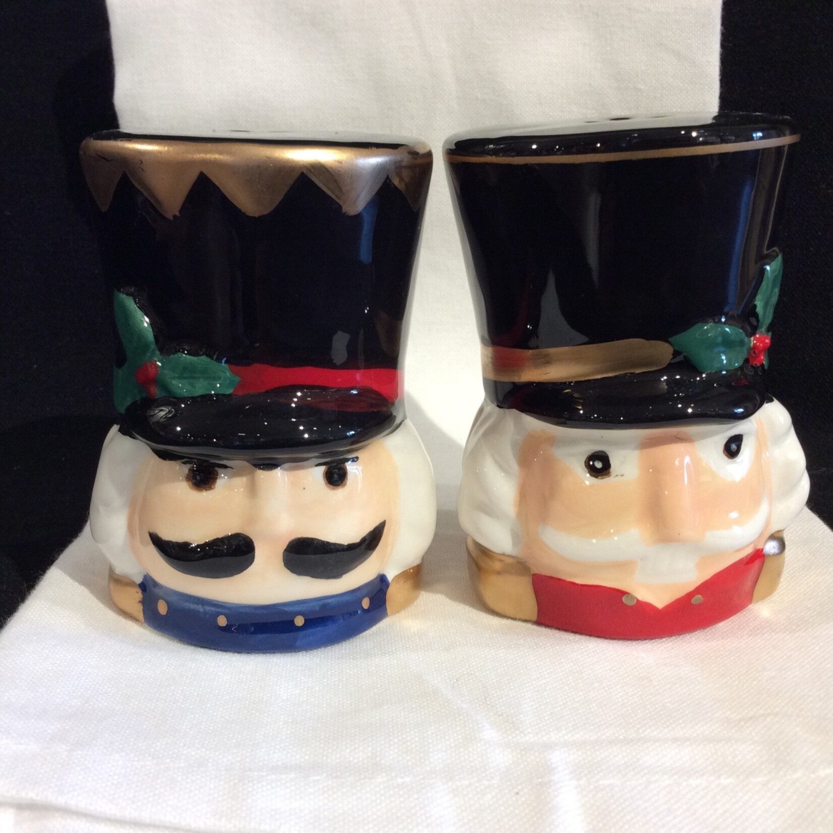 Nutcracker Salt And Pepper Shakers Vintage Godinger Silver Art Company