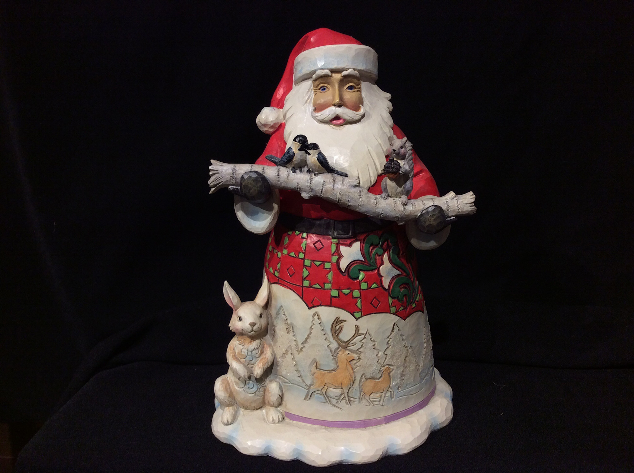 Jim Shore - Santa w/Branch & Animals - Christmas Tyme