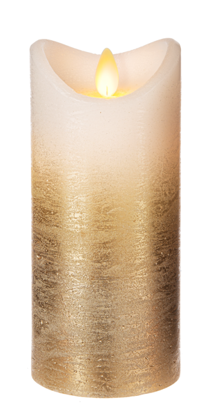 *3x7" Gold Ombre LED Pillar-Ganz - Flandangles Kitchen & Gift/Gibson’s ...