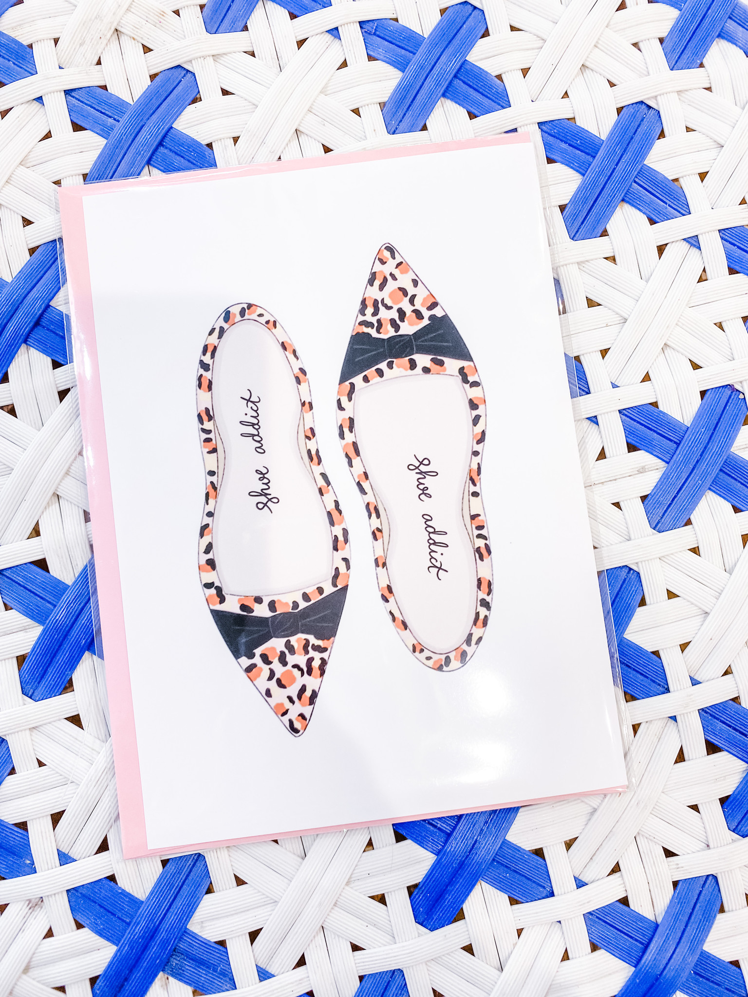 Shoe addict card - Oxford+Lee