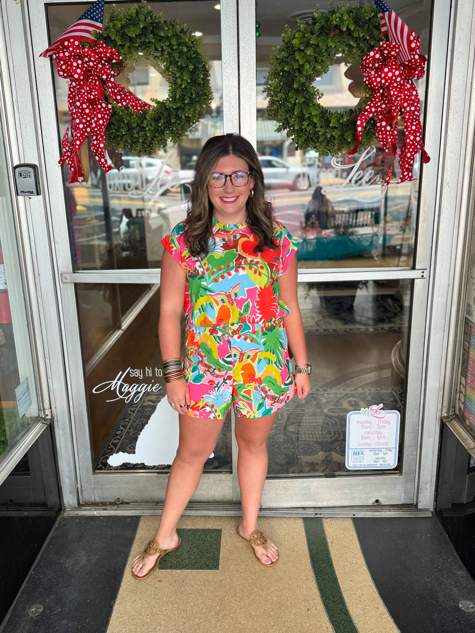 Crosby Leo top- Tropicana - Oxford+Lee