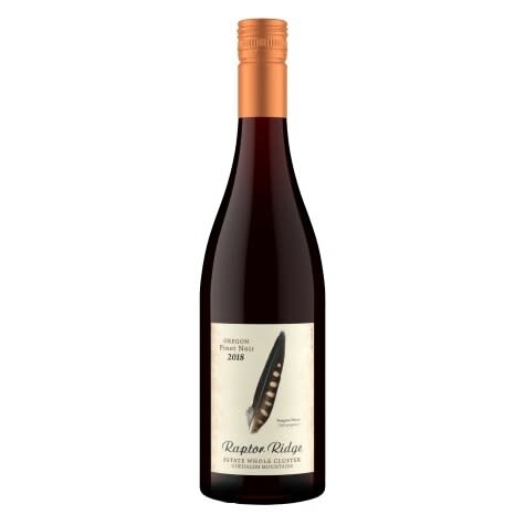 Raptor Ridge Whole Cluster Pinot Noir Willamette Valley 750 ml ...