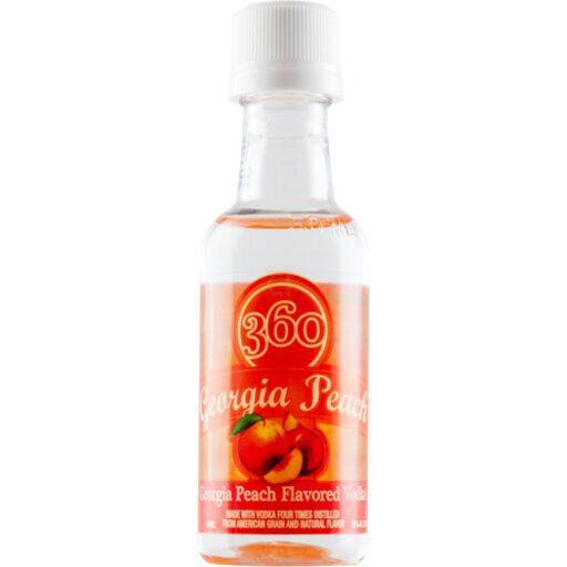 360 Georgia Peach Vodka 50mL - Fenwick Liquor