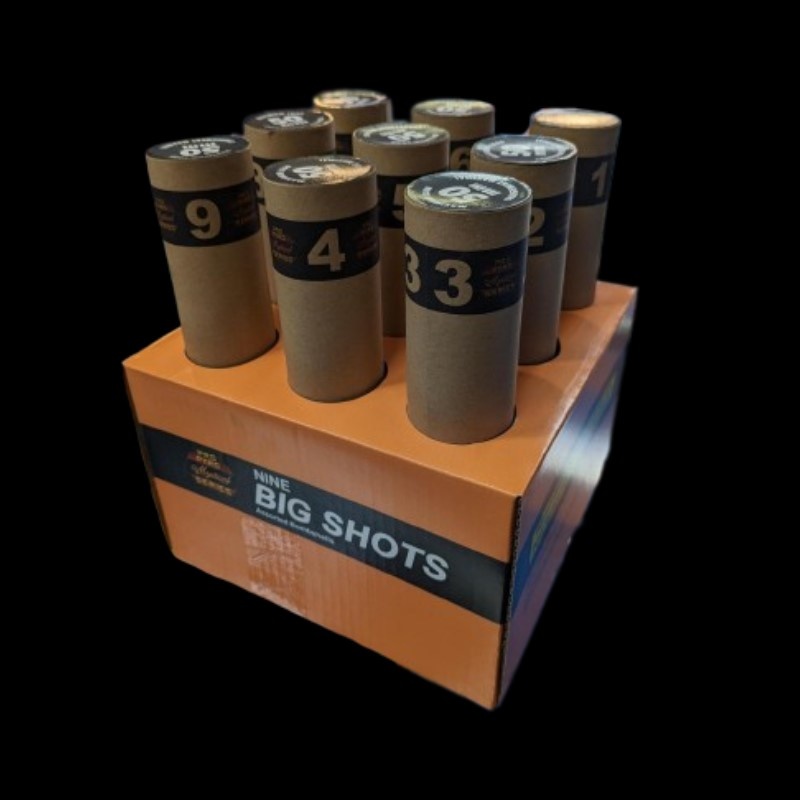 Nine Big Shots - Archangel Fireworks Inc.