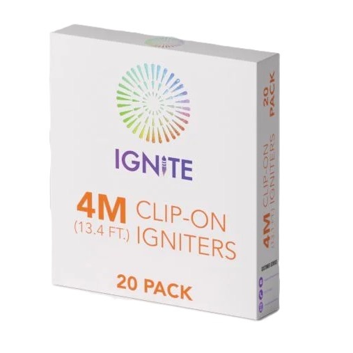 20 pack 4m Clip-On Igniters IGNITE - Archangel Fireworks Inc.