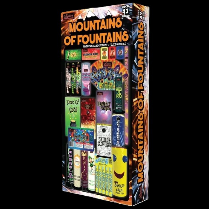 Mountain of Fountains - Archangel Fireworks Inc.