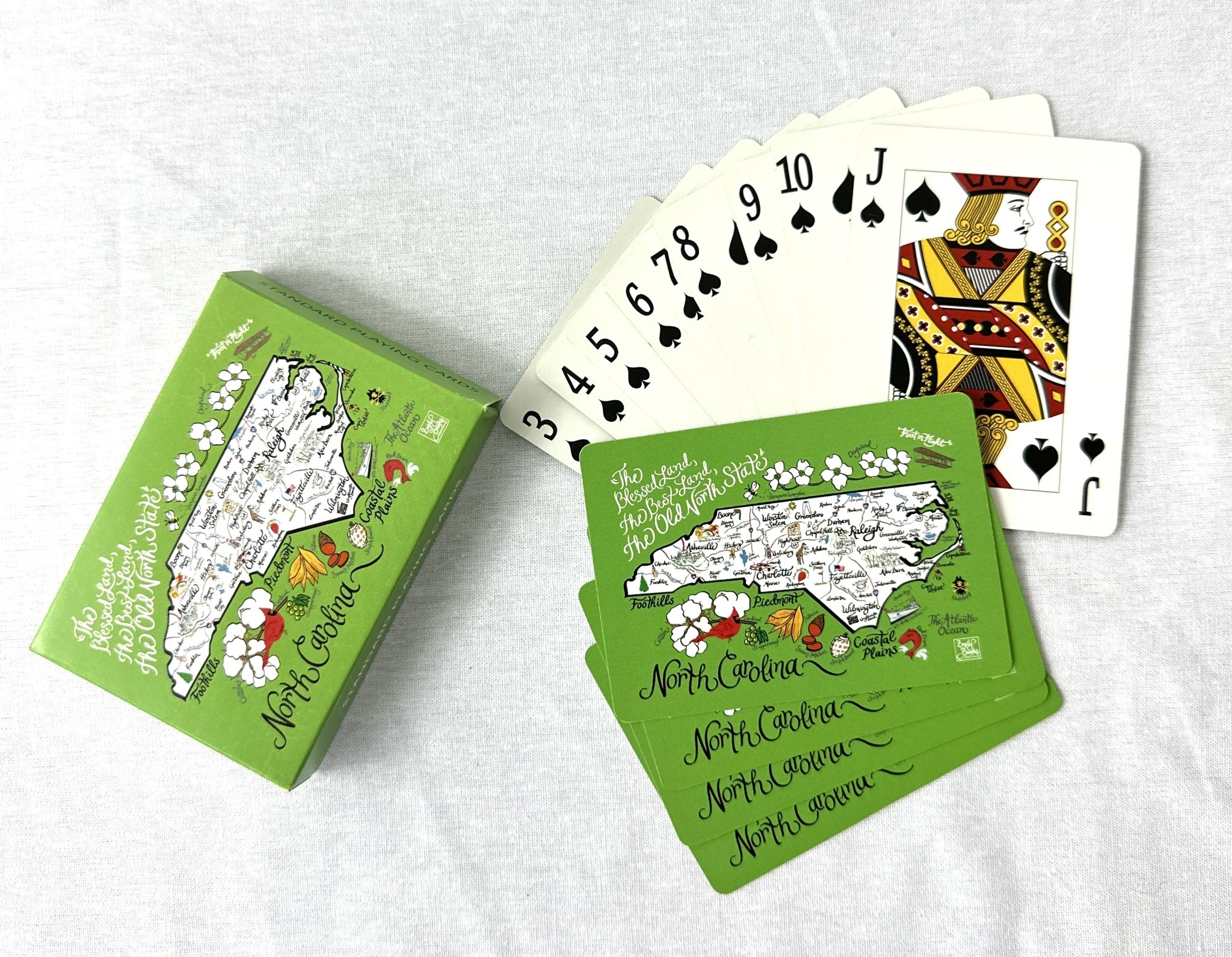 DECO Card Deck Emily Brooks NC Map - DECO Raleigh