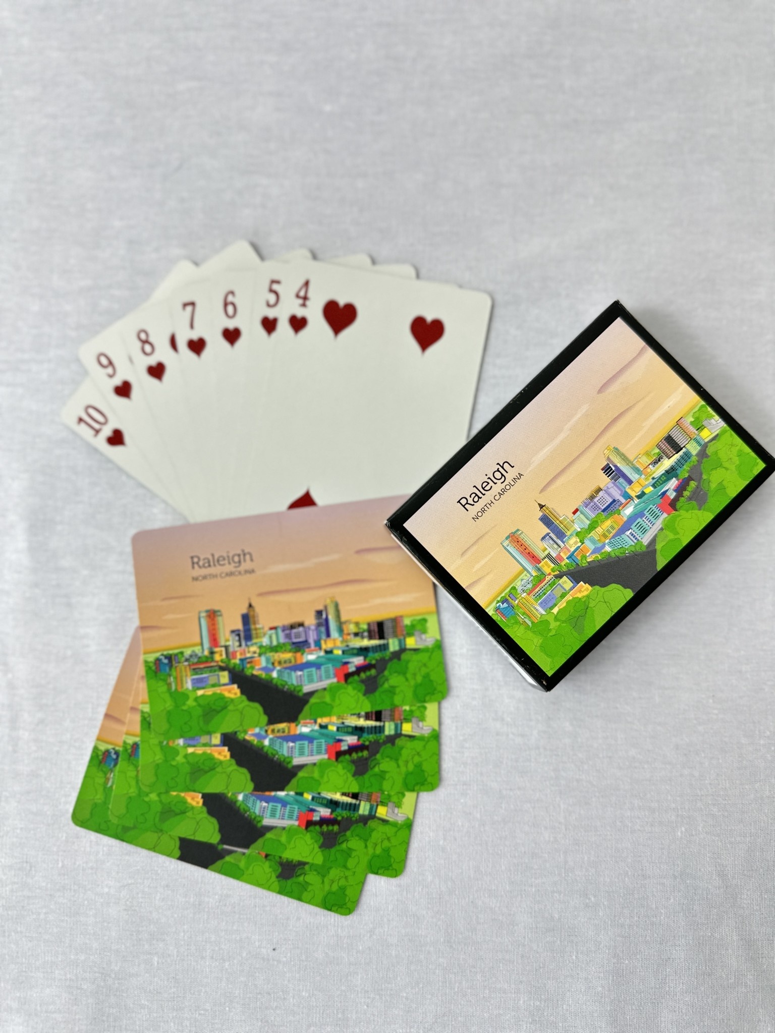 DECO Card Deck Raleigh Skyline - DECO Raleigh