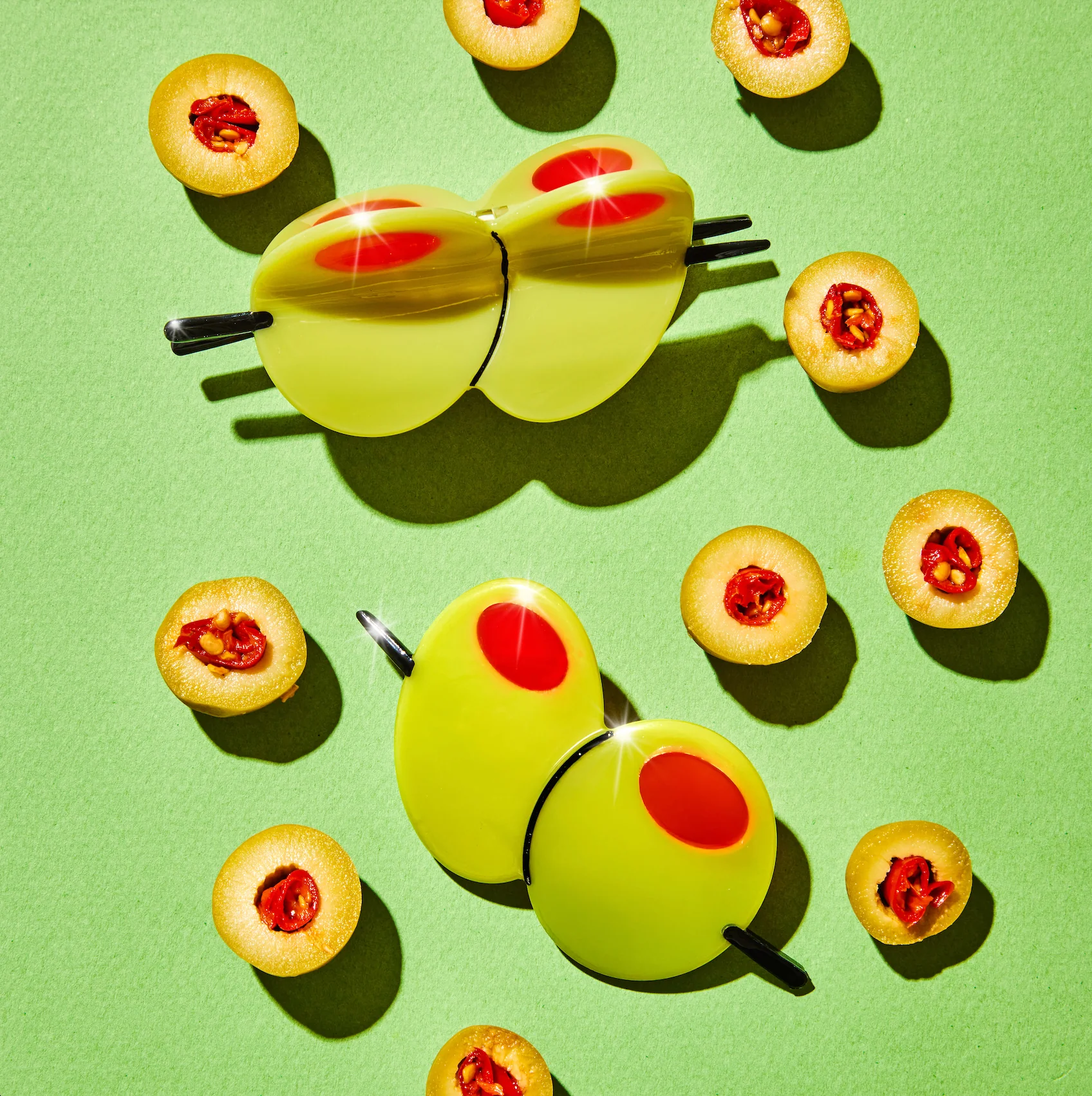 Jenny Lemon Hair Claw Olive - DECO Raleigh