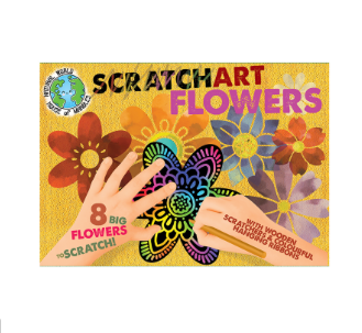 Scratch Art Flowers - DECO Raleigh