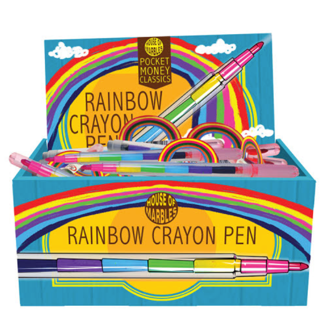 Rainbow Crayon Pen - DECO Raleigh