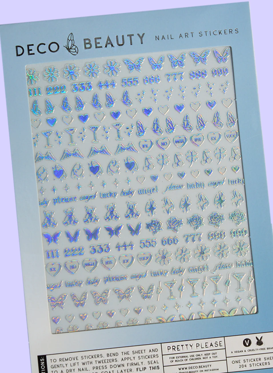 Nail Art Stickers - Pretty Please - DECO Raleigh