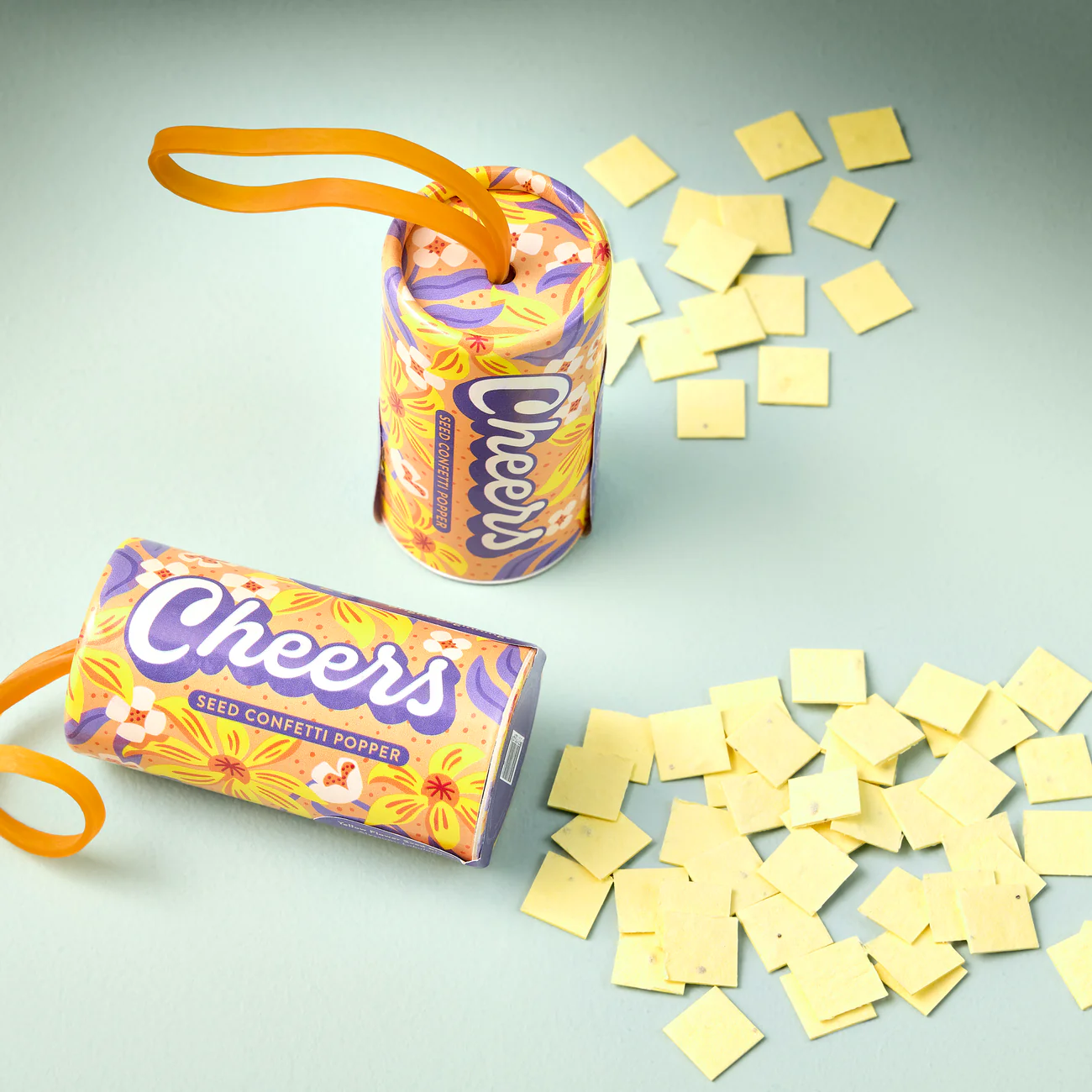 Seed Confetti Poppers Yellow - DECO Raleigh