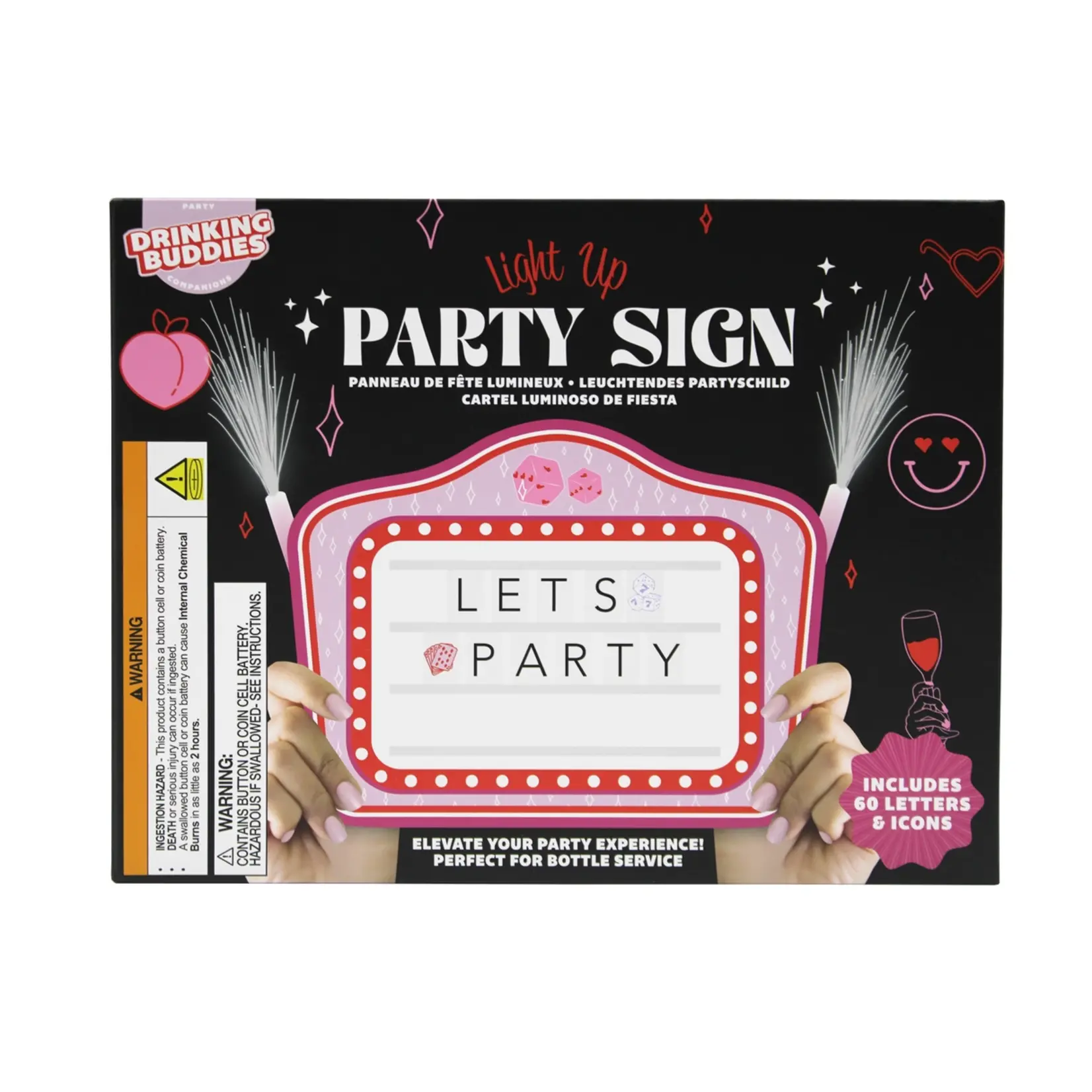 Light Up Party Sign - DECO Raleigh