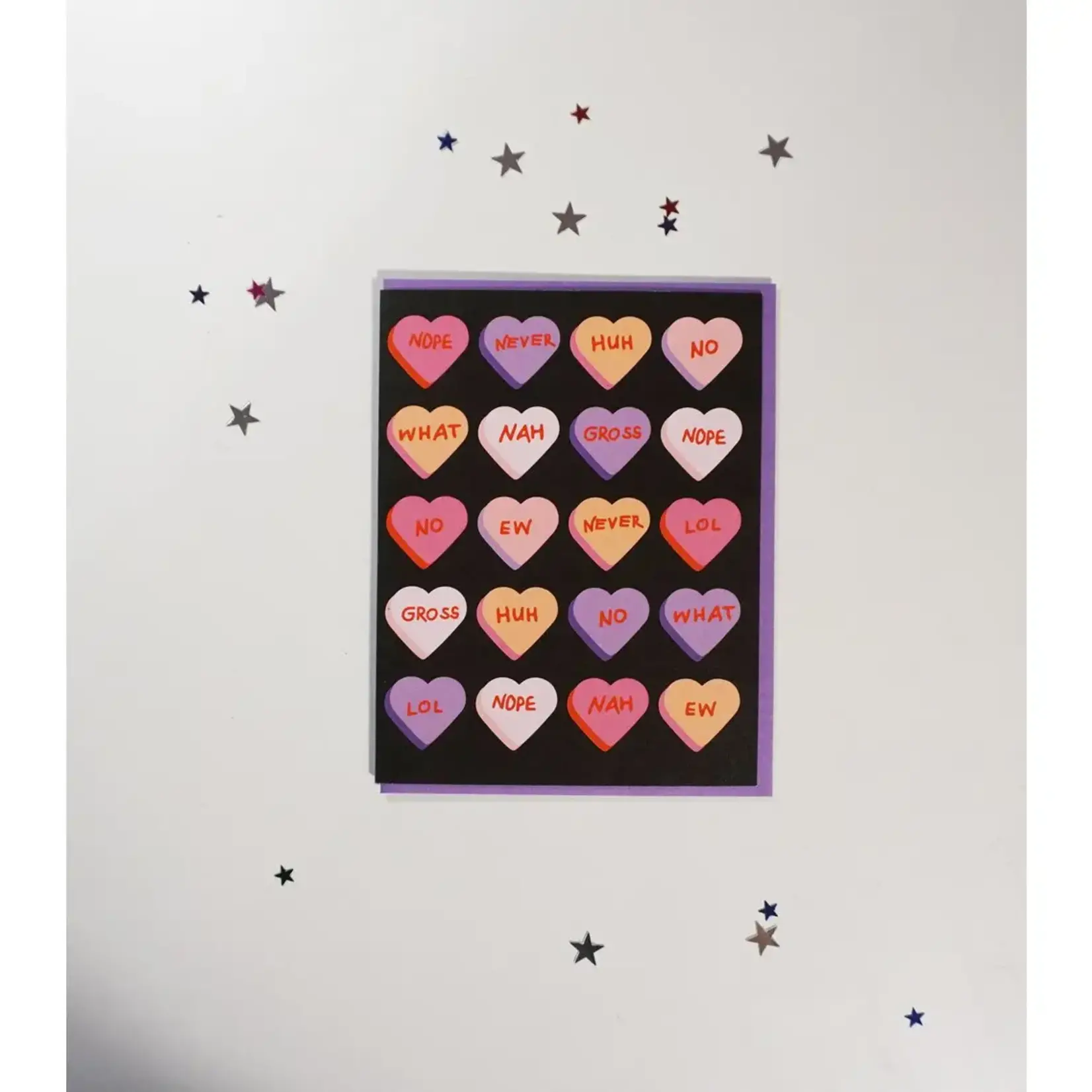 Candy Hearts Card - DECO Raleigh