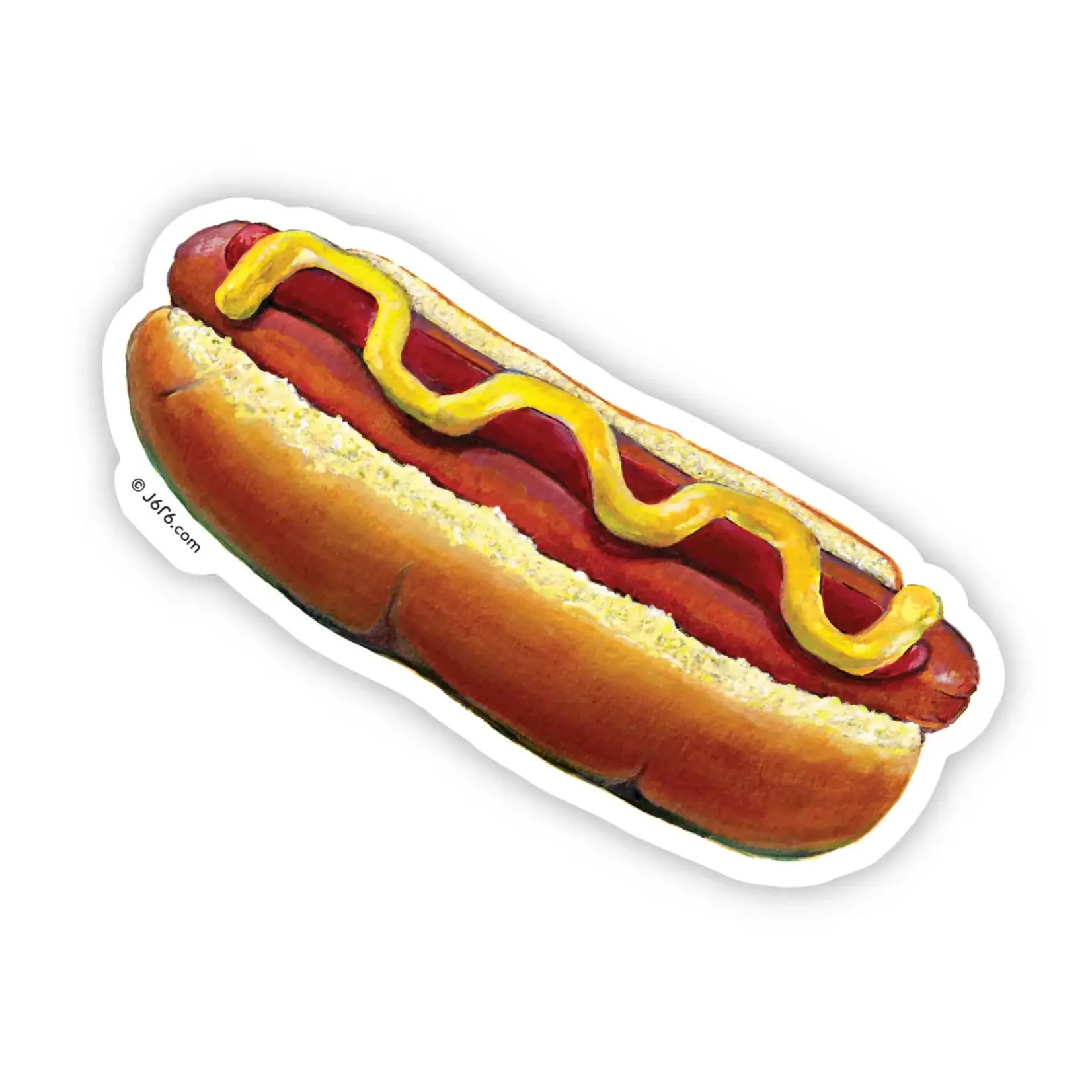 J6R6 Sticker Hot Dog - DECO Raleigh