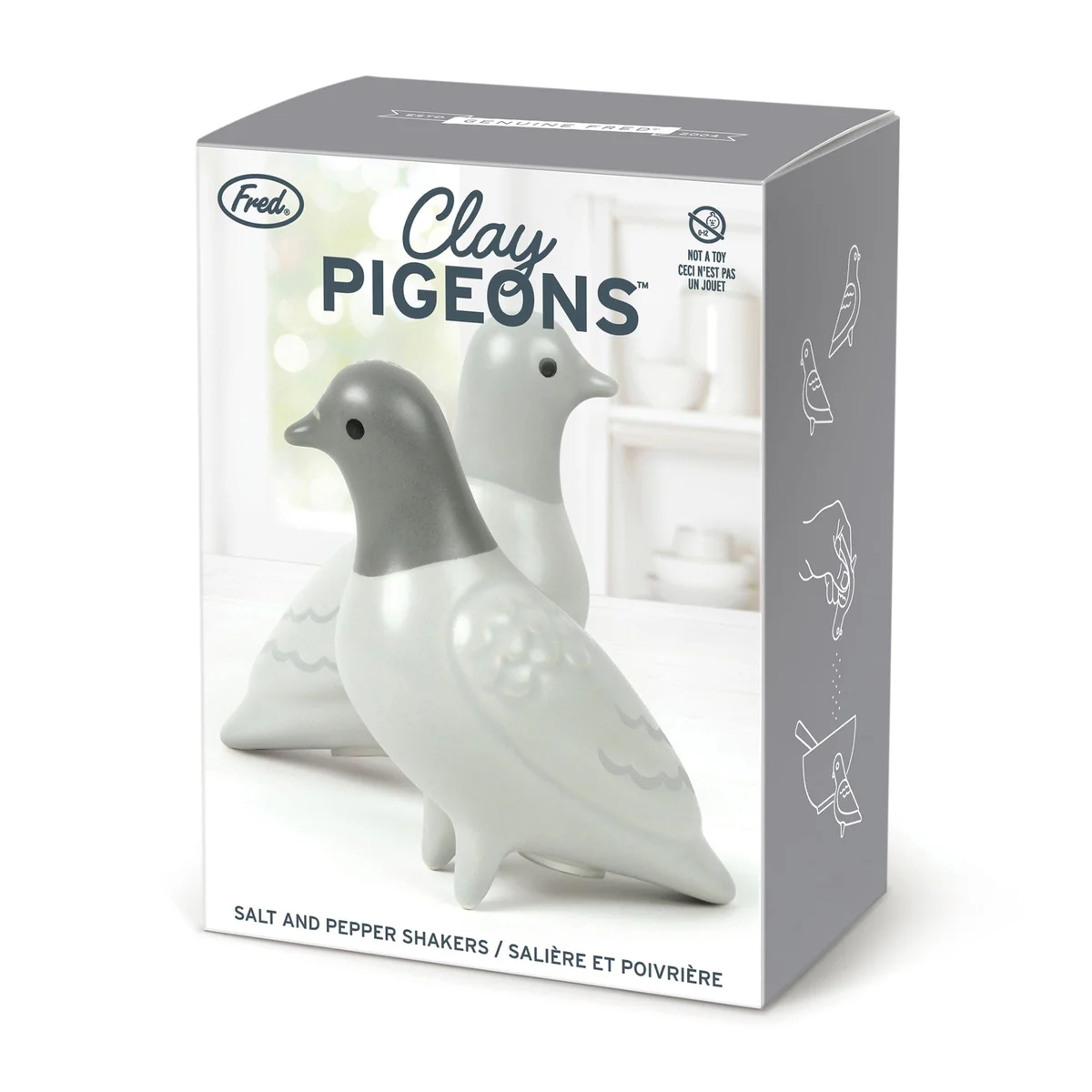 Clay Pigeons Salt & Pepper Shakers - DECO Raleigh