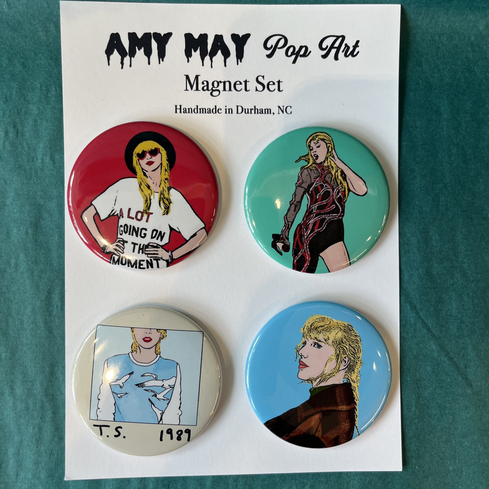 Amy May Magnet Set (4) Taylor Swift - DECO Raleigh