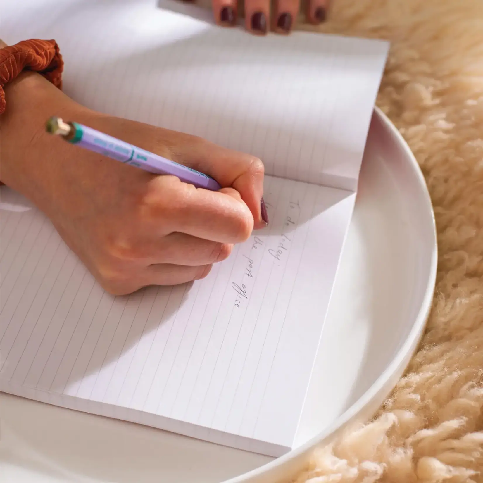 Lay Flat Notebook Lined A5 Boho Shapes - DECO Raleigh