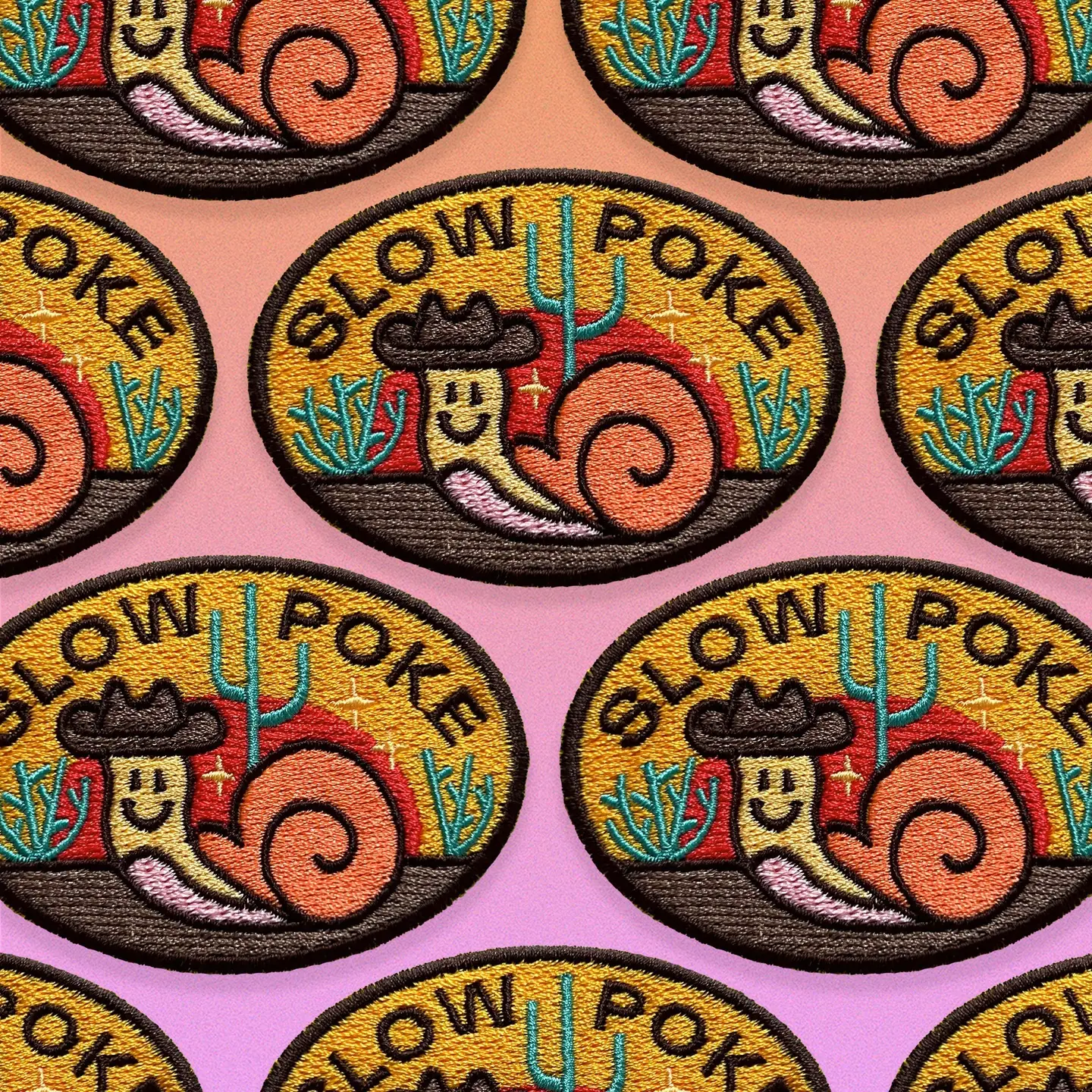 Slow Poke Iron-on Patch - DECO Raleigh