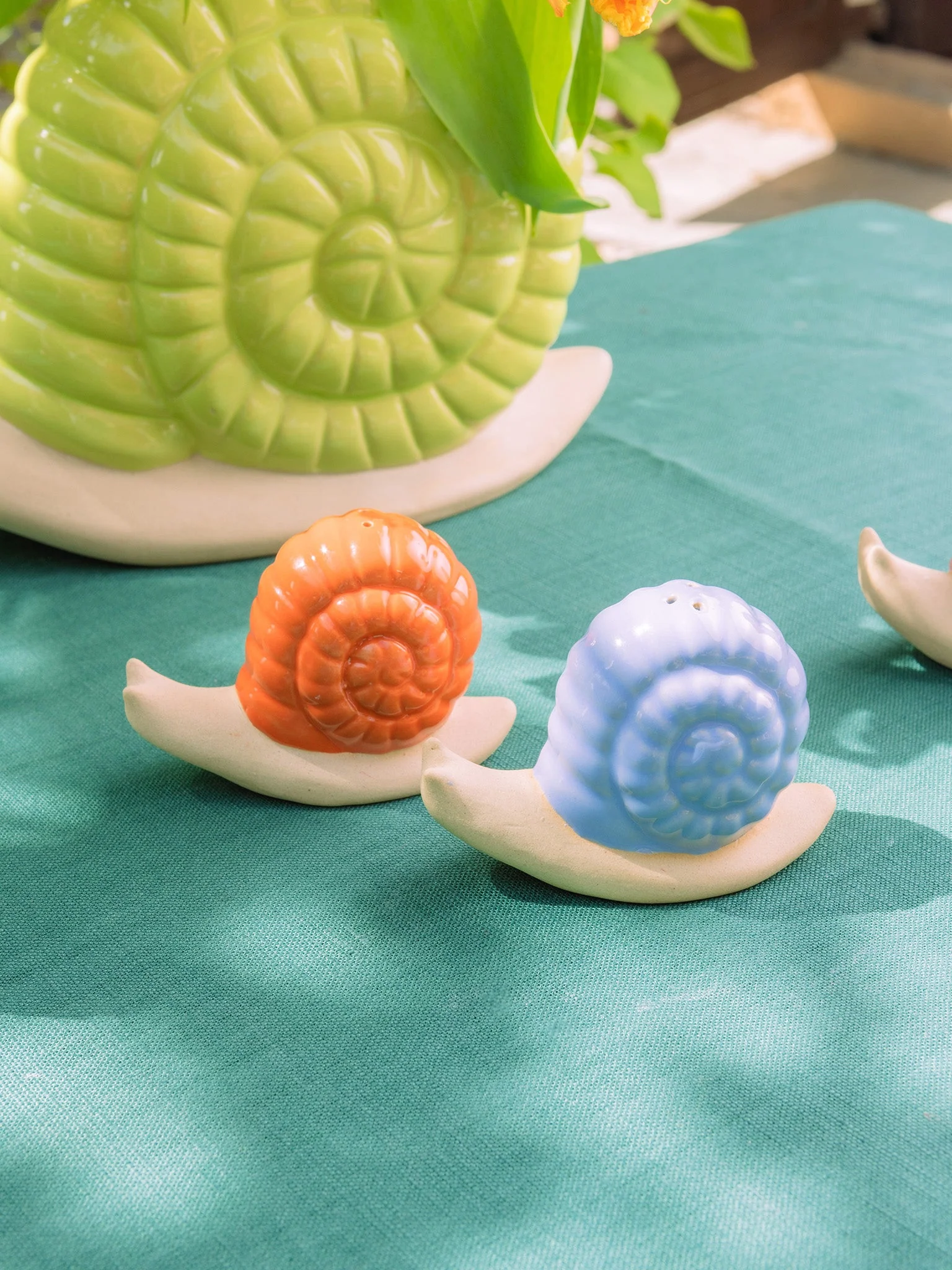 Woodland Snail Salt & Pepper Shakers - DECO Raleigh