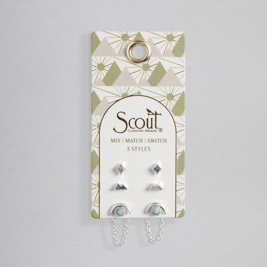 Stud Trio Ear Jacket Set - DECO Raleigh