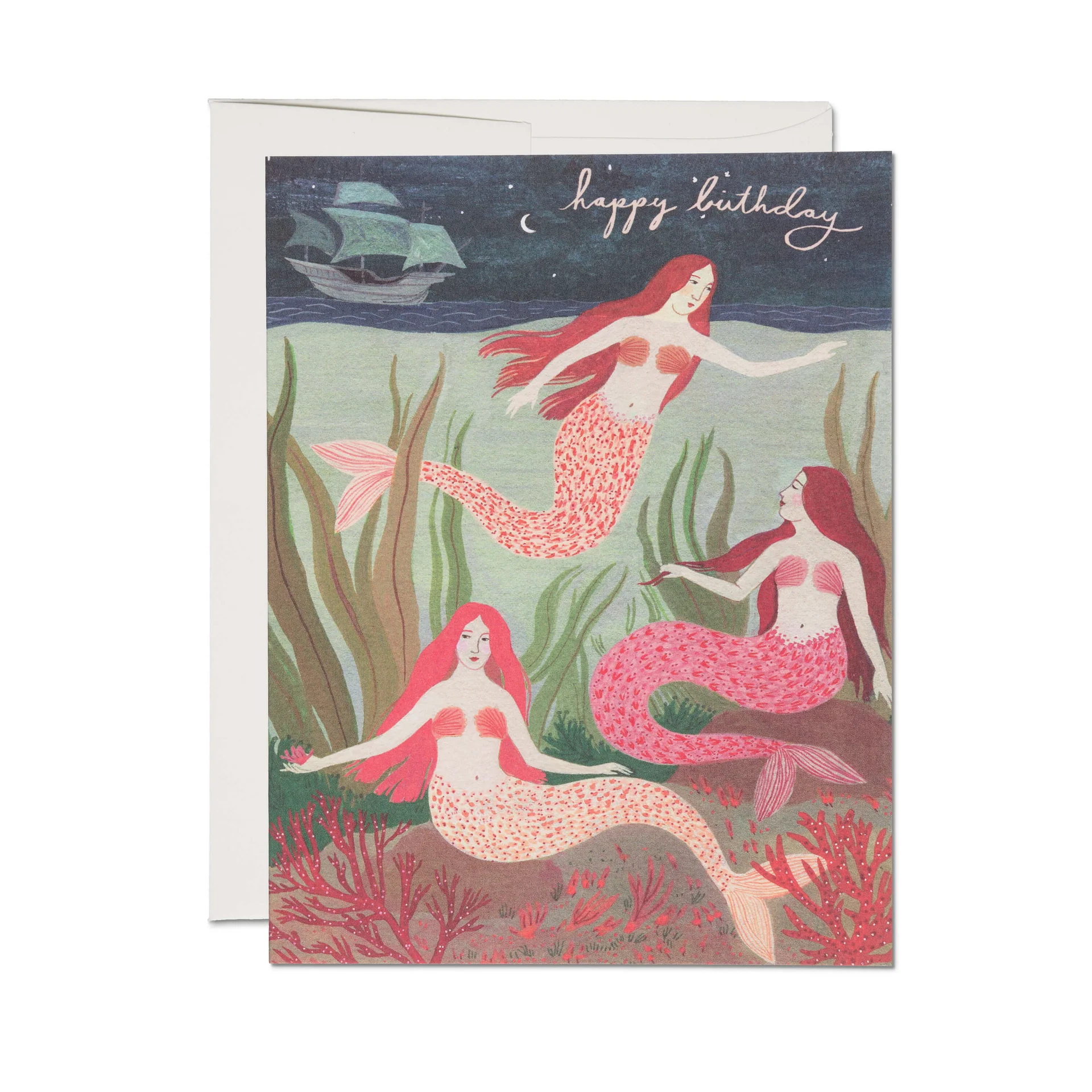 Mermaids Birthday Card - DECO Raleigh