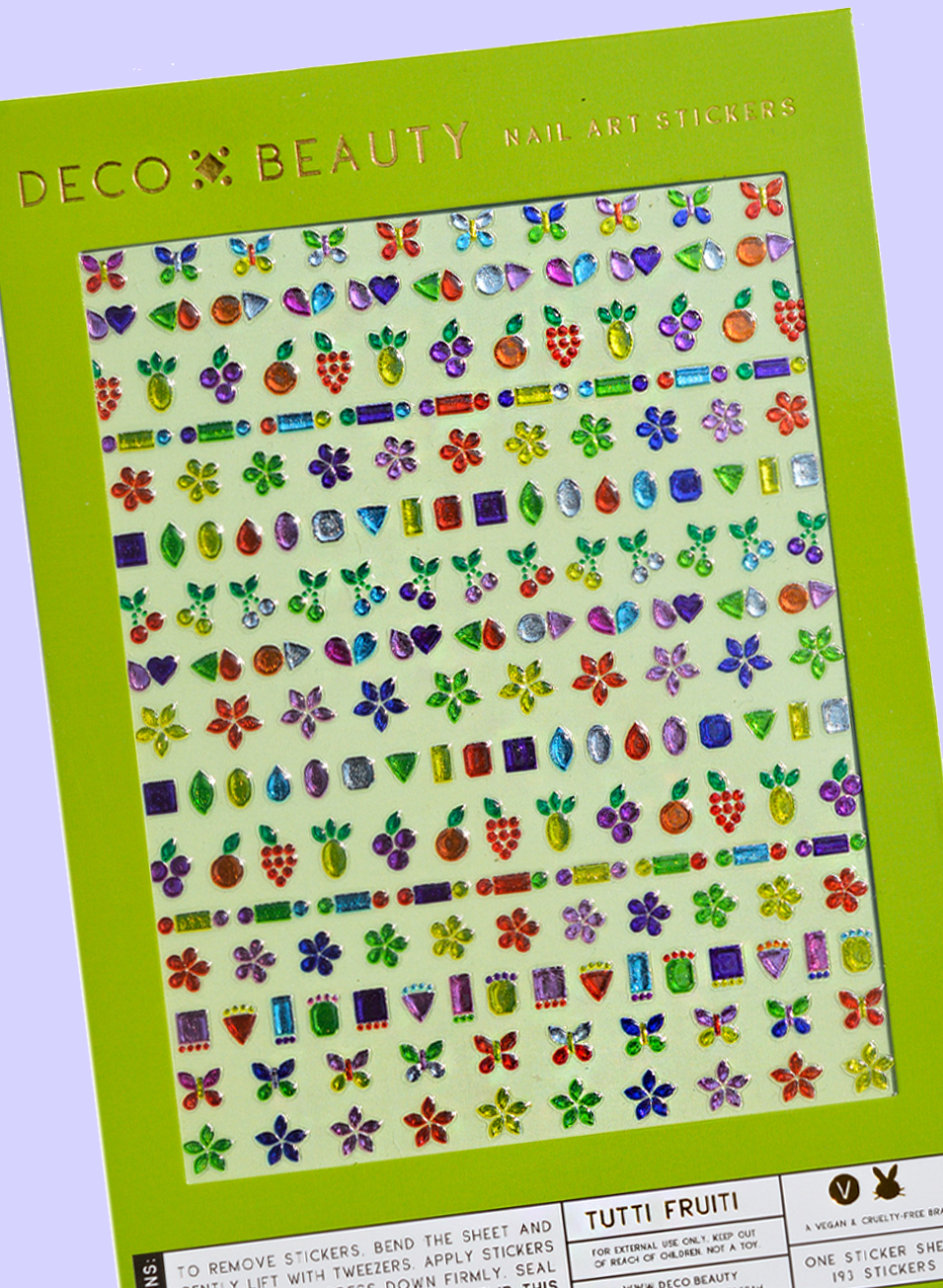 Nail Art Stickers - Tutti Fruitti - DECO Raleigh