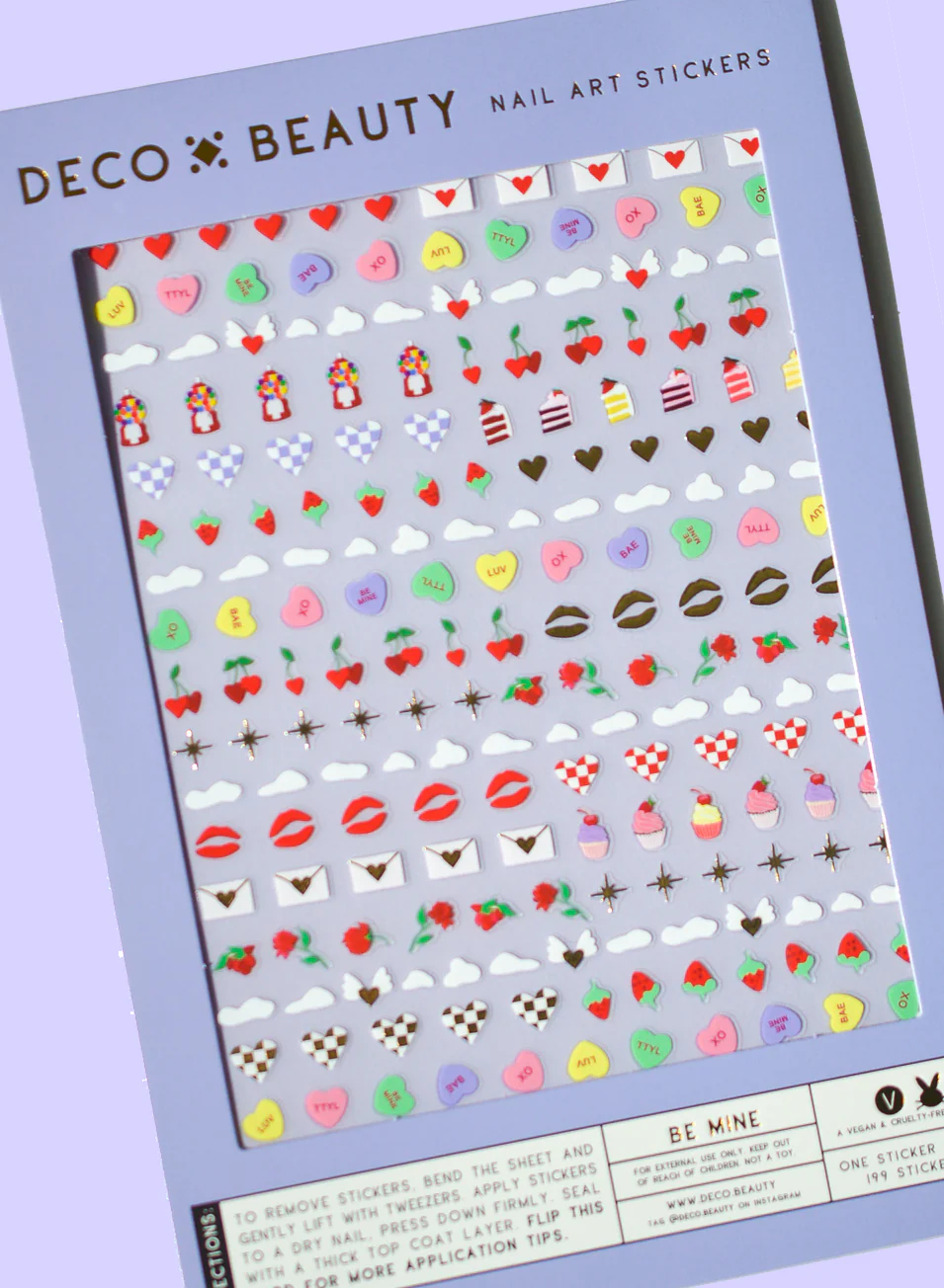 Nail Art Stickers - Be Mine - DECO Raleigh