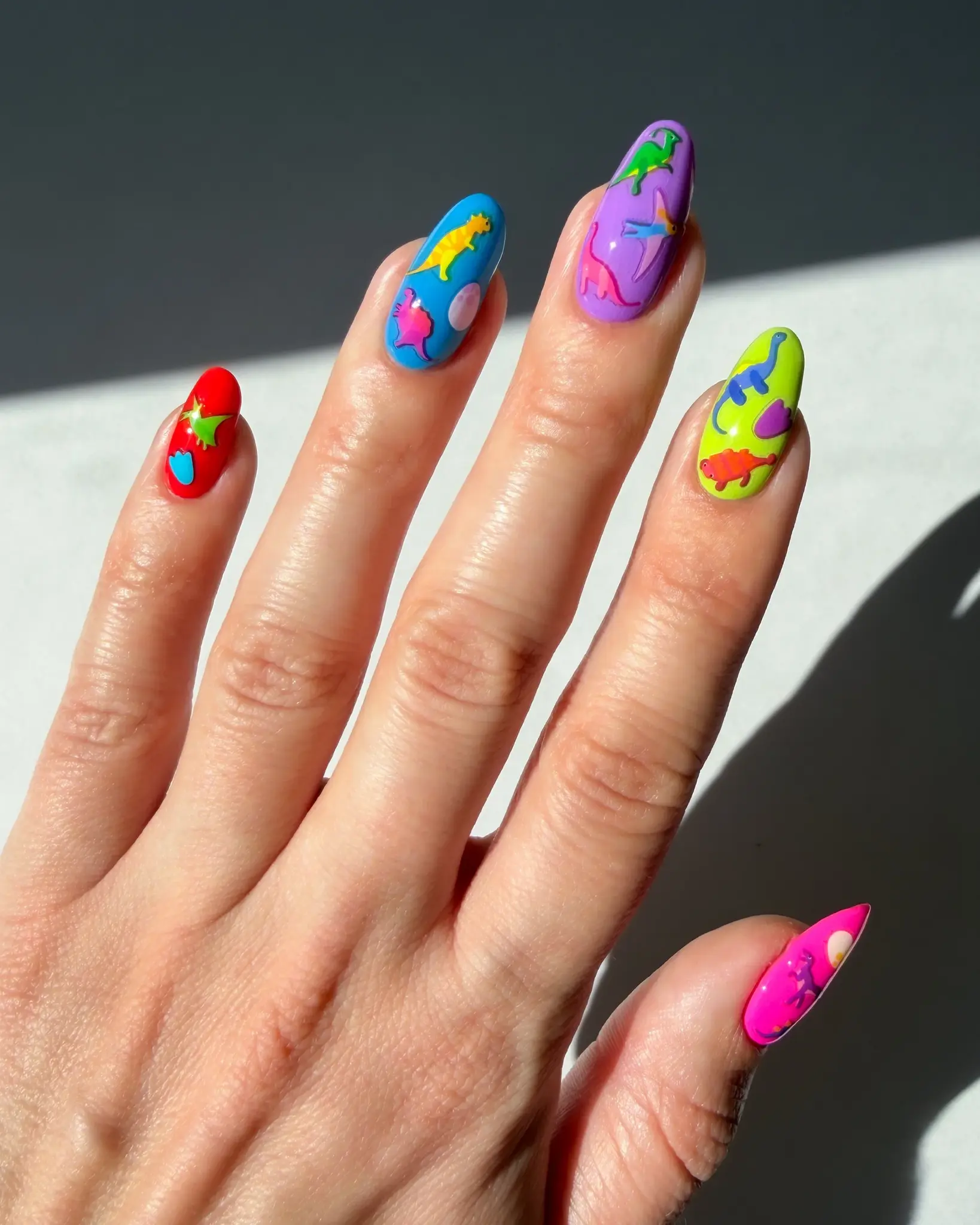 Nail Art Stickers - Dinos - DECO Raleigh
