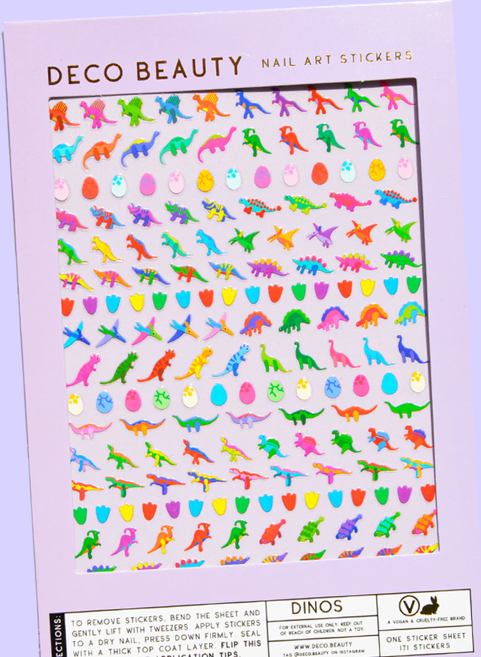 Nail Art Stickers - Dinos - DECO Raleigh
