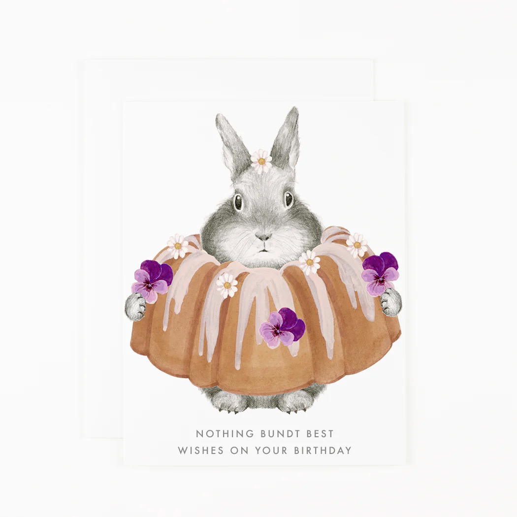 Nothing Bundt Best Wishes Birthday Card - DECO Raleigh
