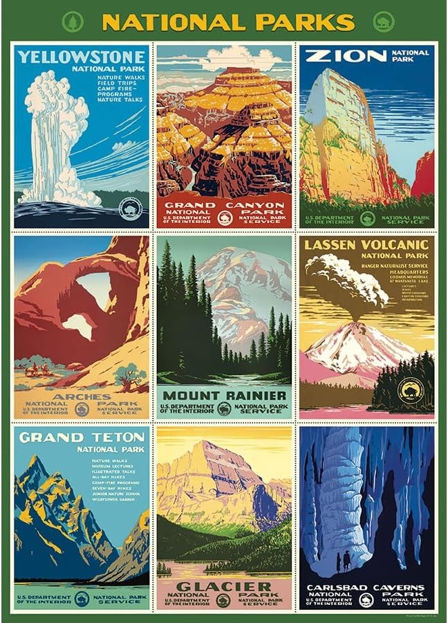 Vintage Poster - National Parks Posters - DECO Raleigh