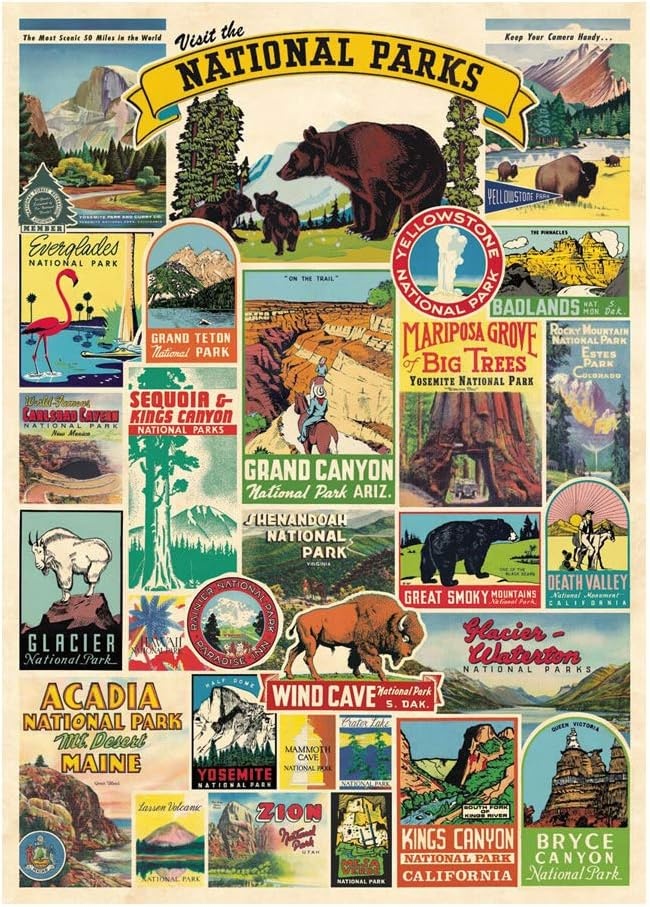 Vintage Poster - National Parks - DECO Raleigh