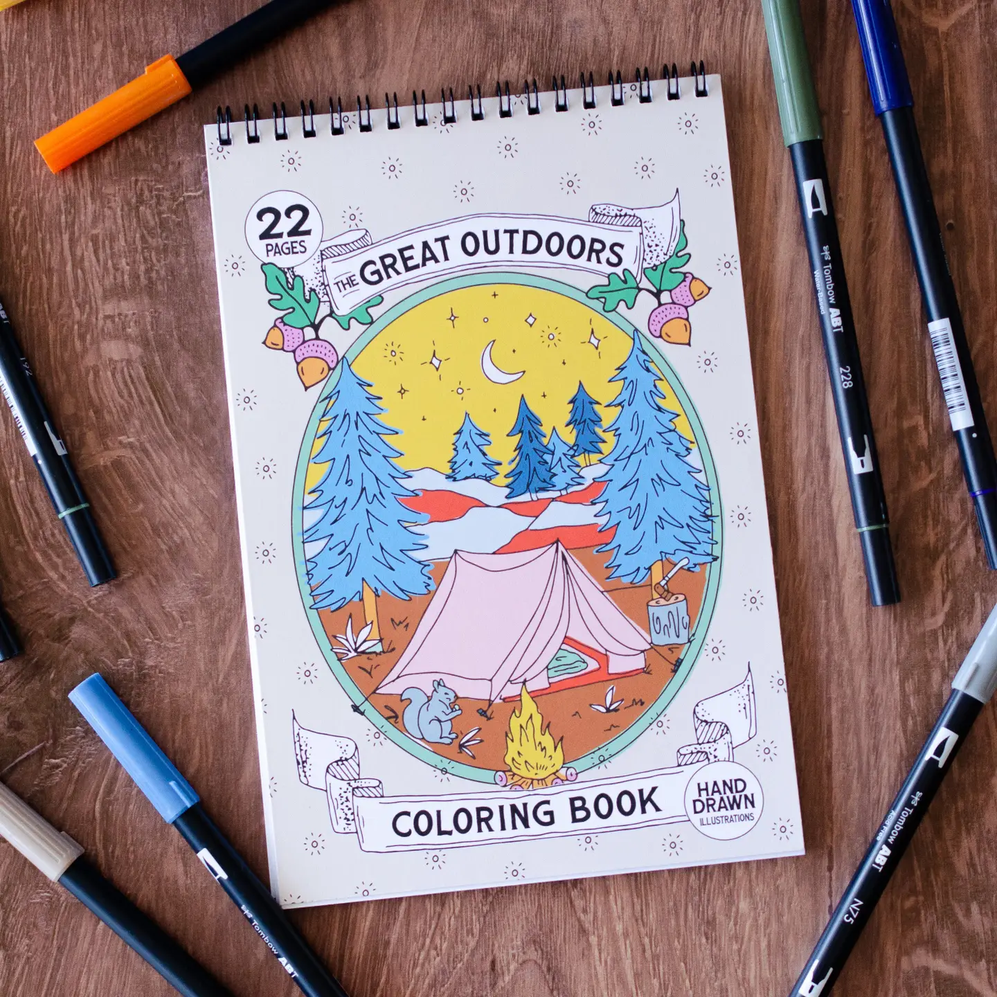Premium Coloring Book - Outdoor Adventure - DECO Raleigh