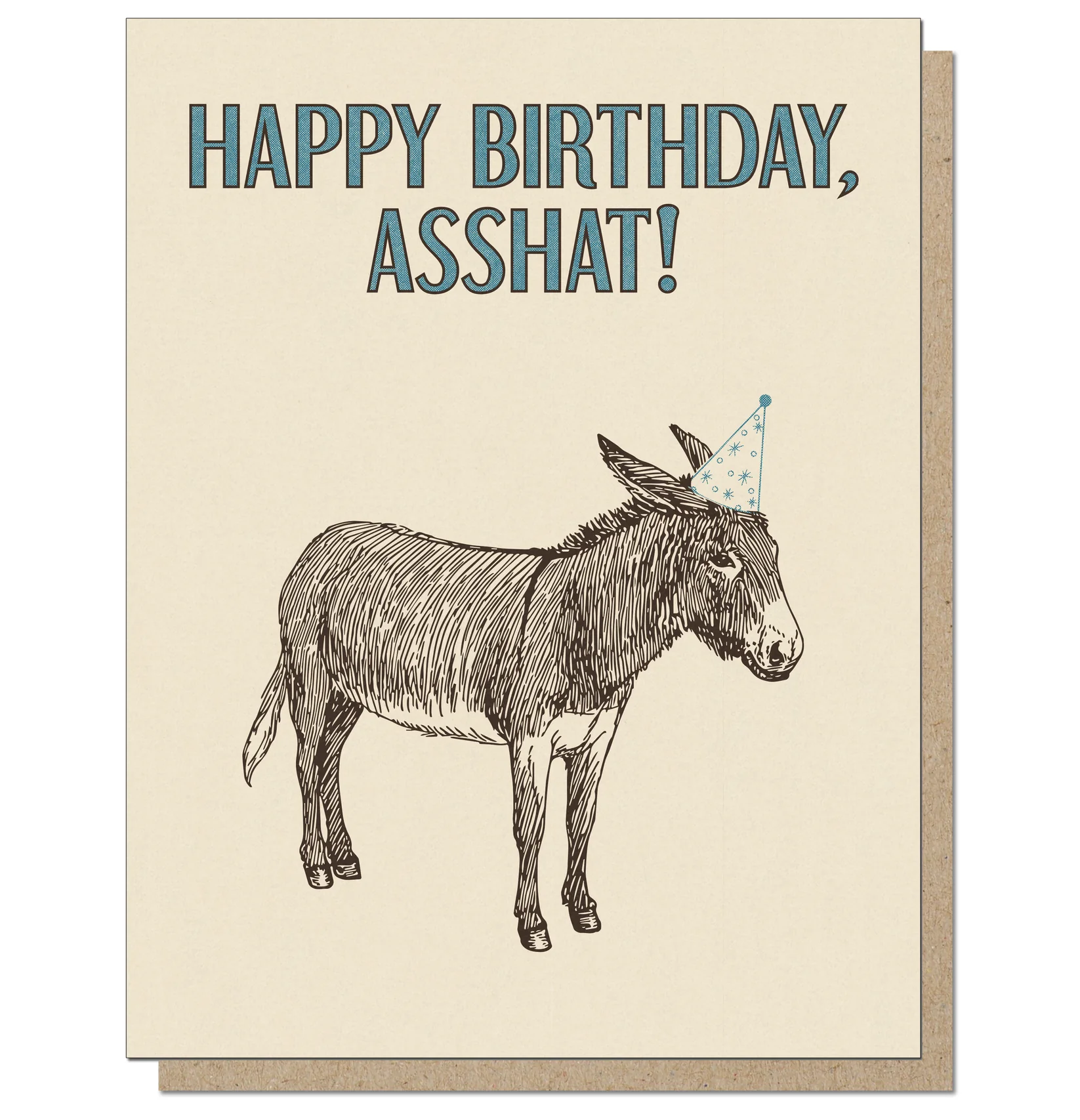 Happy Birthday Asshat Card - DECO Raleigh