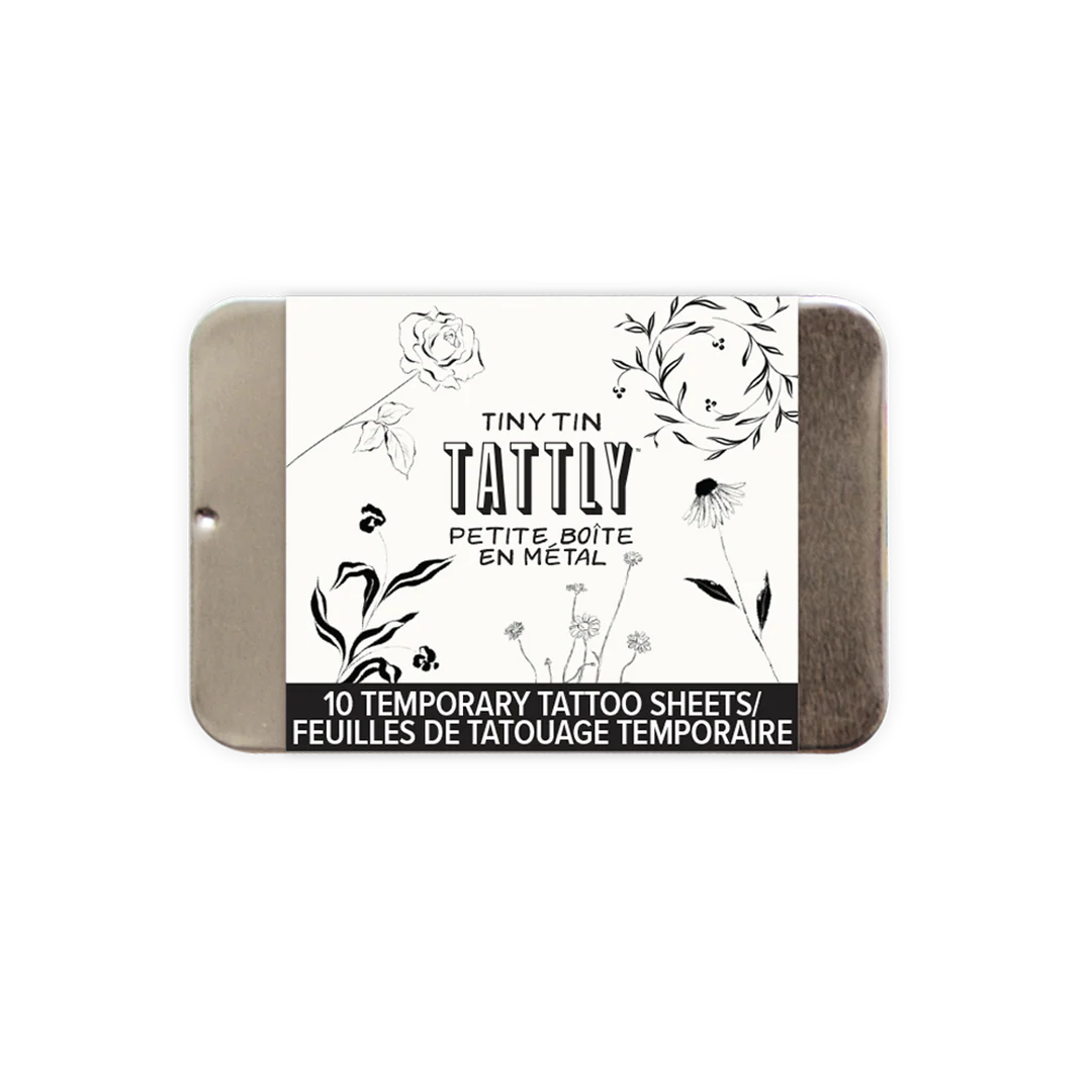 Tiny Tattoo Tin Set (10) Flower Fest - DECO Raleigh