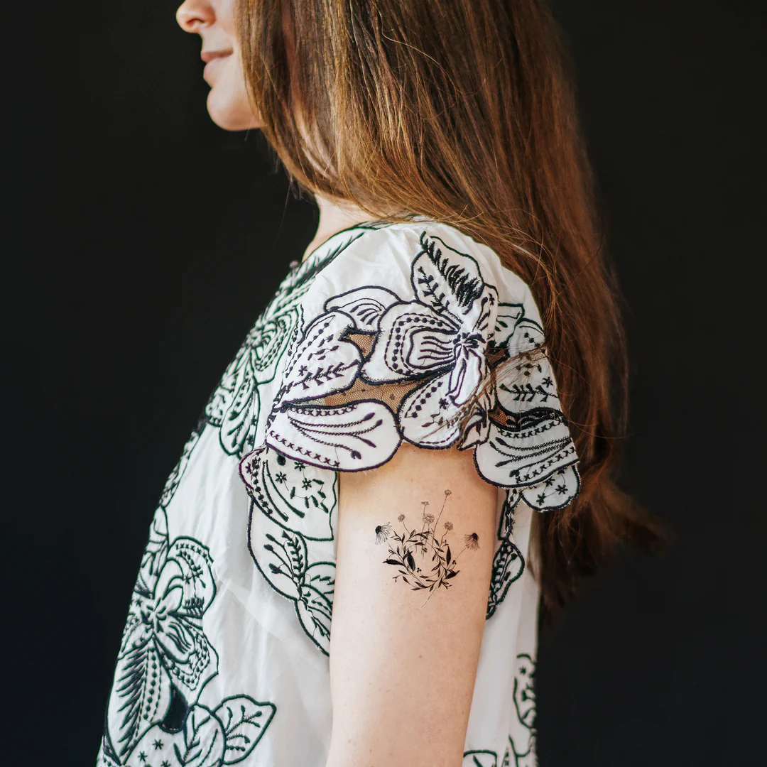 Tiny Tattoo Tin Set (10) Flower Fest - DECO Raleigh