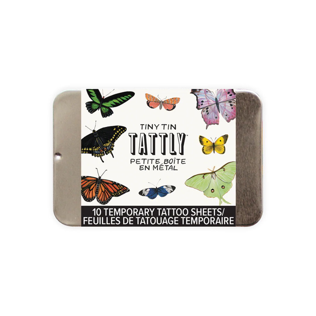 Tiny Tattoo Tin Set (10) Tiny Butterfly - DECO Raleigh