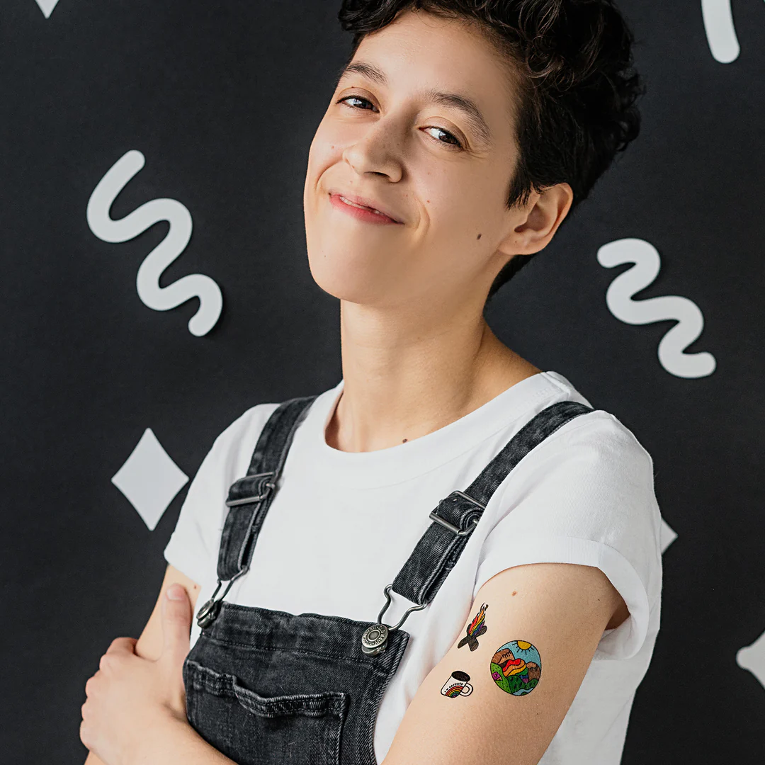 Tattly Temporary Tattoo Sheet - Inclusive Pride - DECO Raleigh