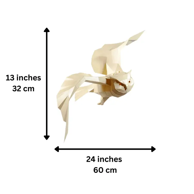 Paper Model Kit - Hanging Owl - DECO Raleigh