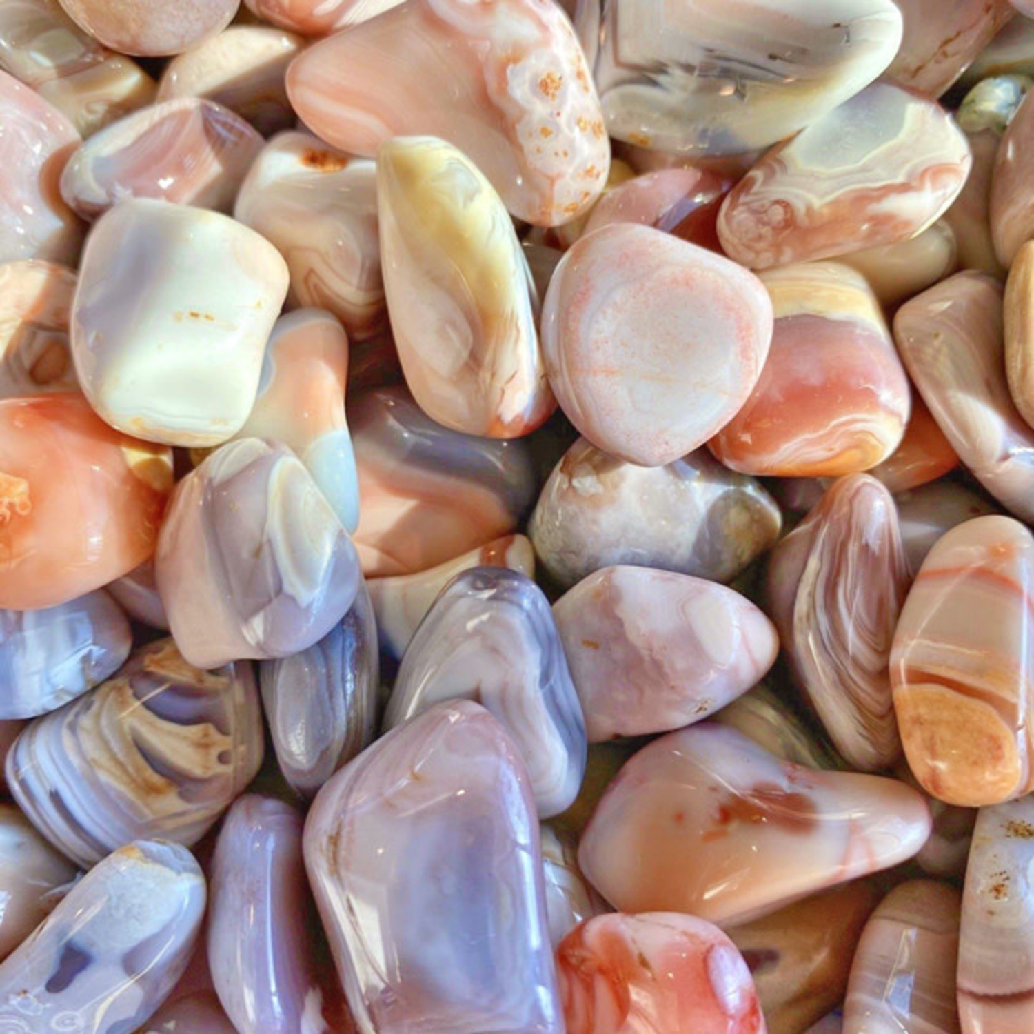 Botswana Agate Medium Tumbled Stone - Mystic Valley