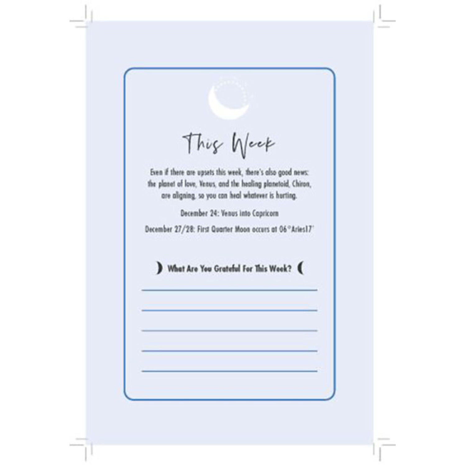 2025 Moonology Diary - Mystic Valley