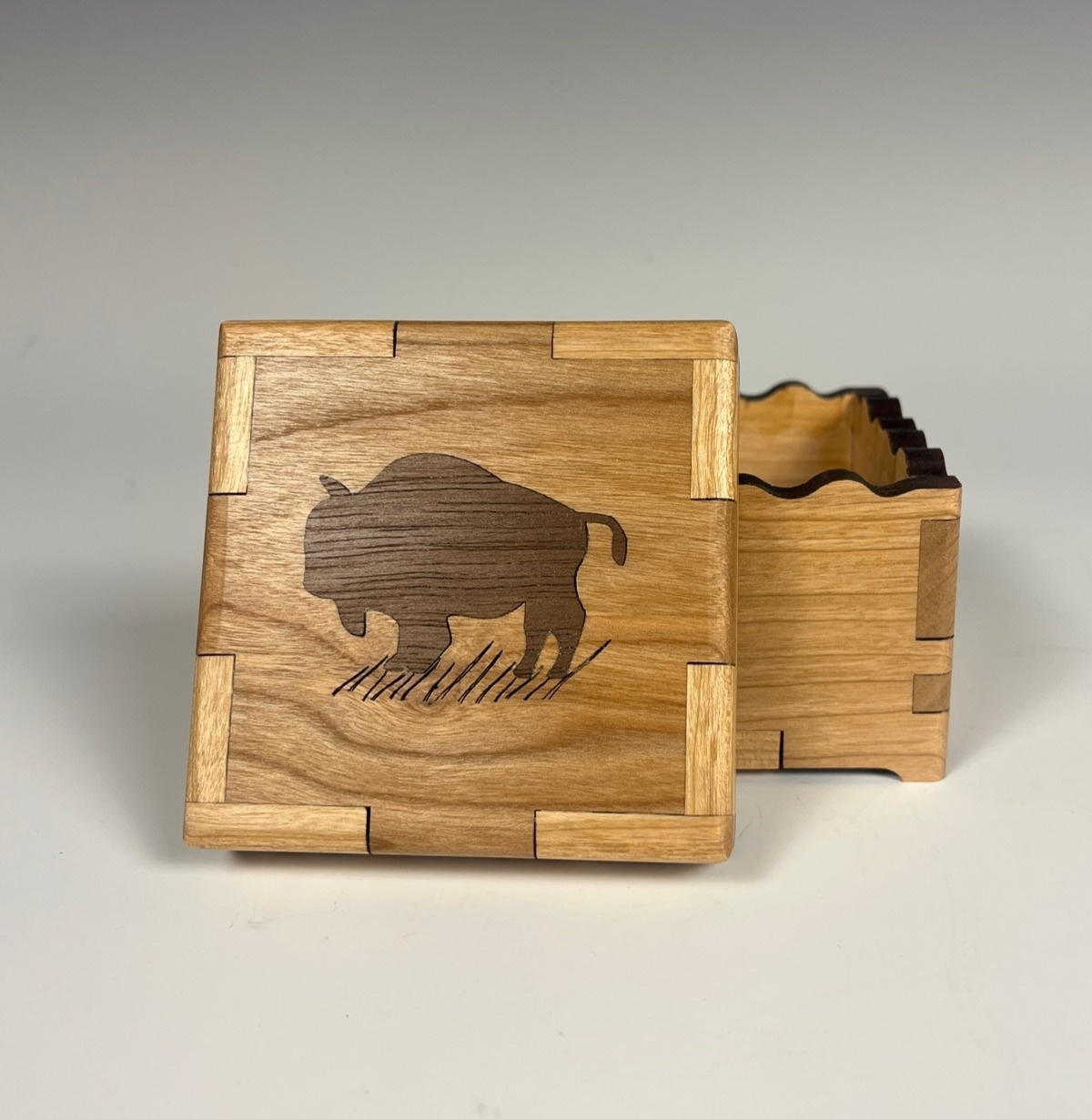 Wood You Tell Me, Buffalo Keepsake Box - South Dakota Art Museum