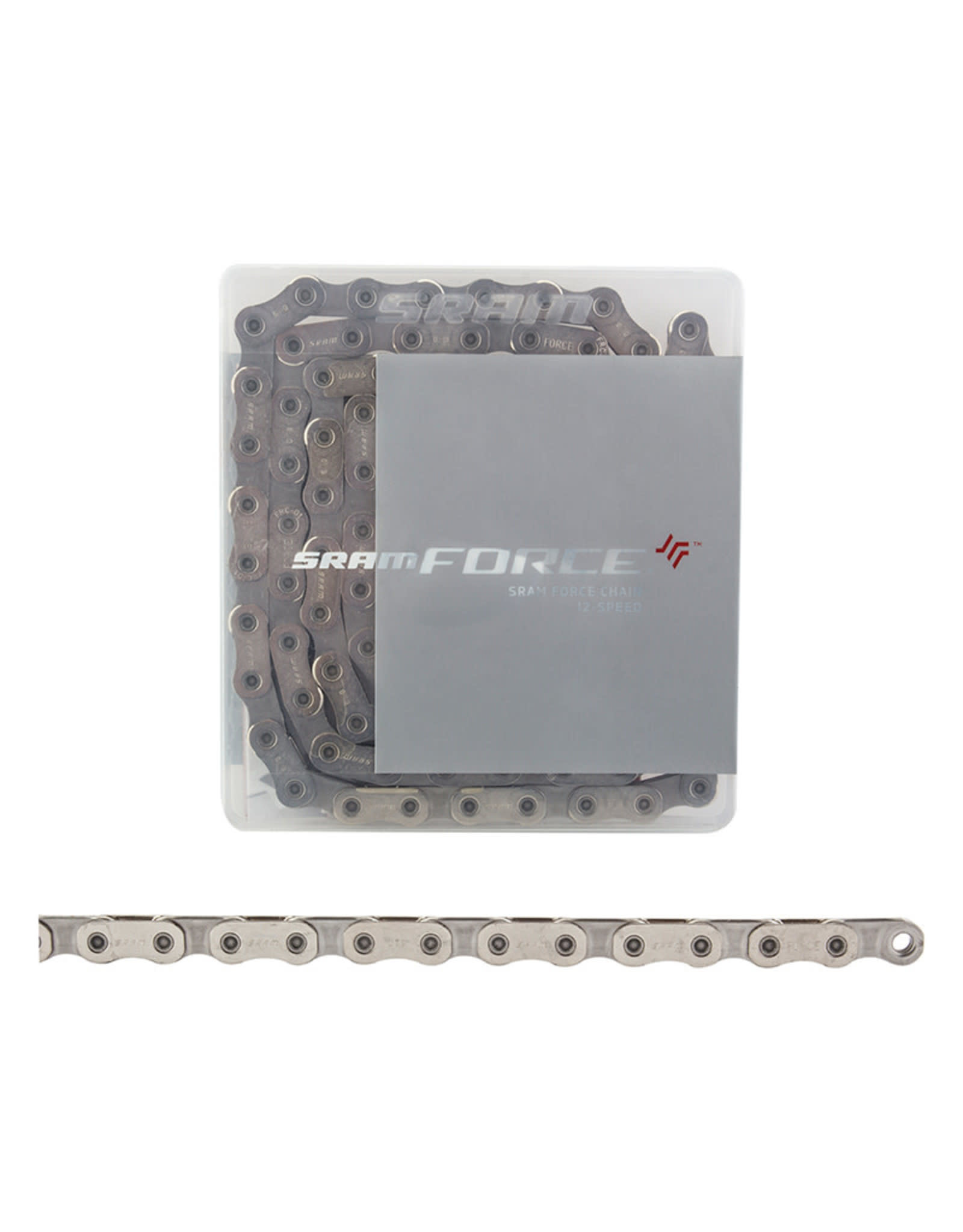 SRAM Force AXS Chain - 12-Speed, 114 Links, Flattop, Silver - Bicycle House